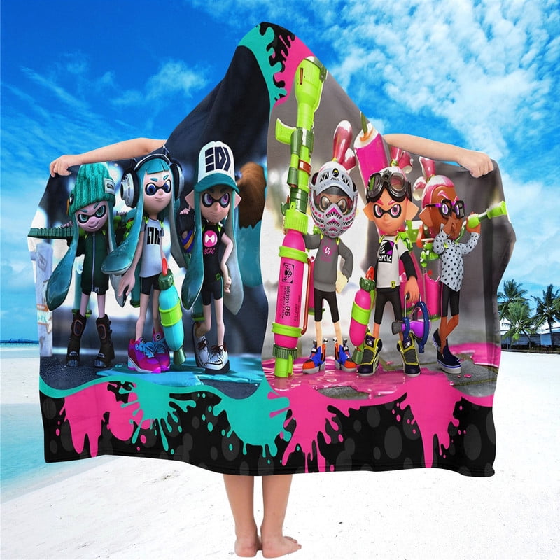 Splatoon Gifts Beach Towel for Women Girl Or Boys Birthday Inspired Fan ...