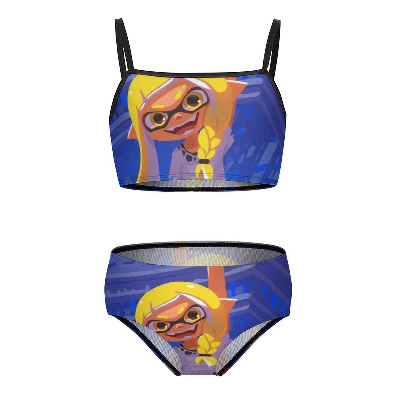 Splatoon Girls Bikini Swimsuits Two-piece Beach Bathing Suit Swimwear ...