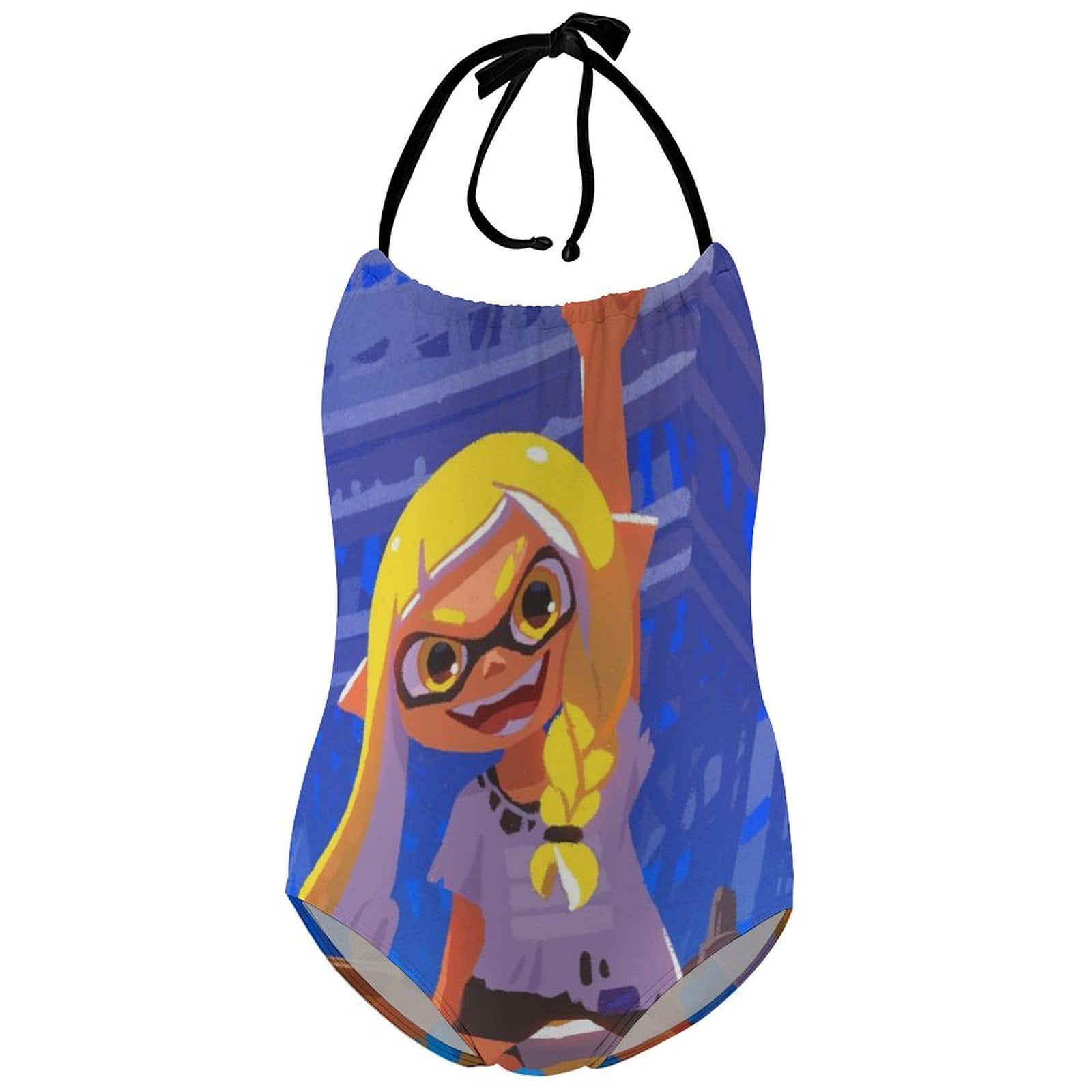 Splatoon Girls One Piece Swimsuits Quick Dry Bathing Suit Swimwear ...