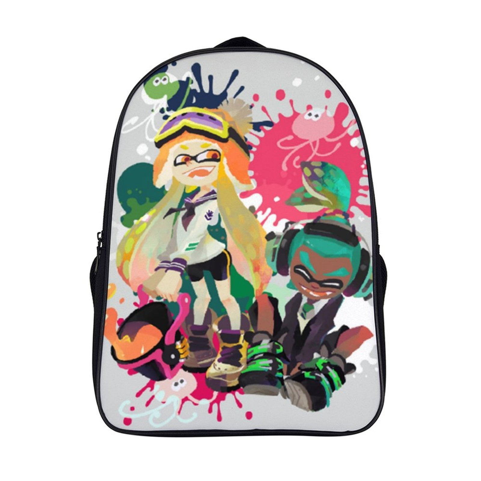 Splatoon Ink Splatter Schoolbag Backpack Satchel Bookbag Student ...