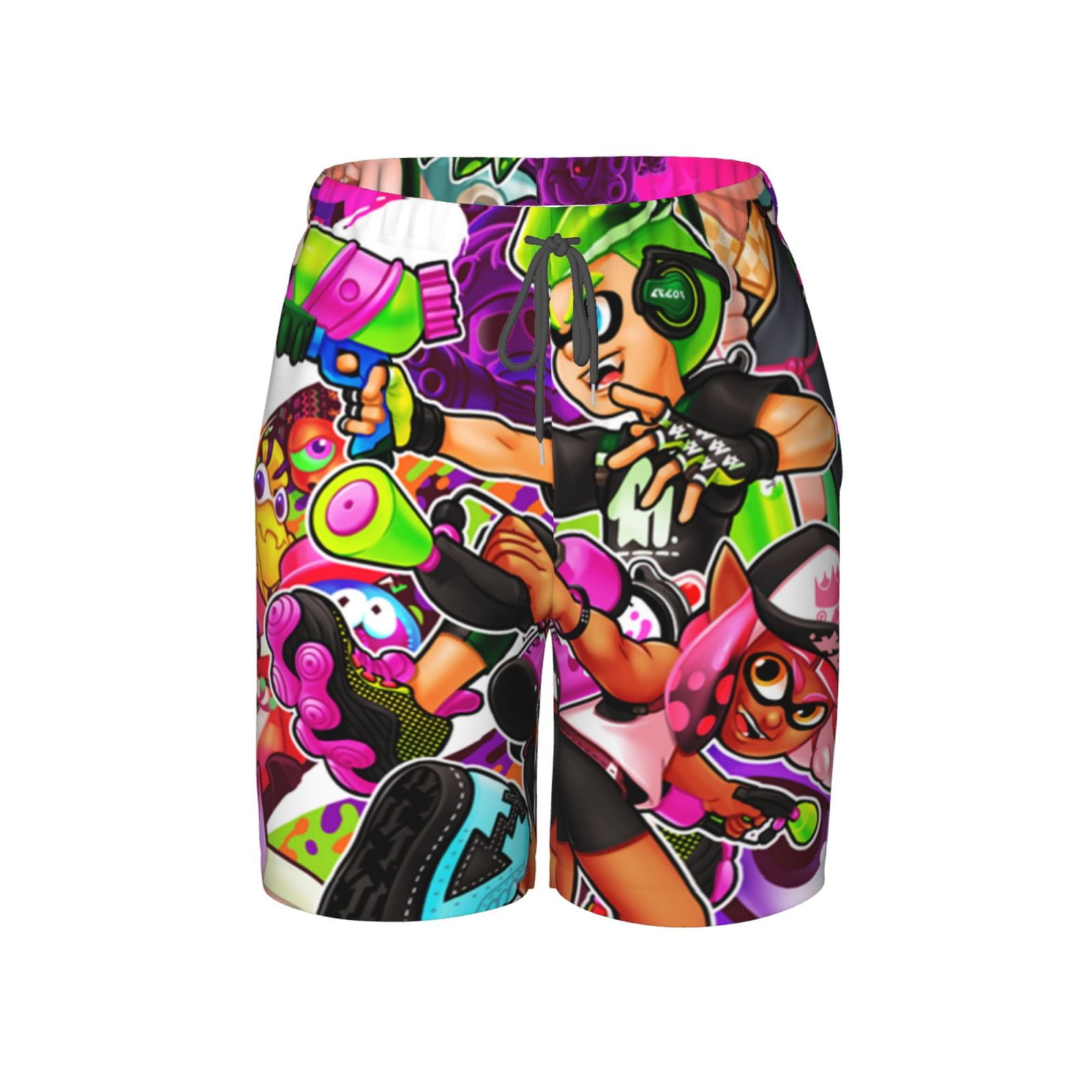 Splatoon Inkling Boy's Swim Trunks Quick Dry Board Shorts Teen ...