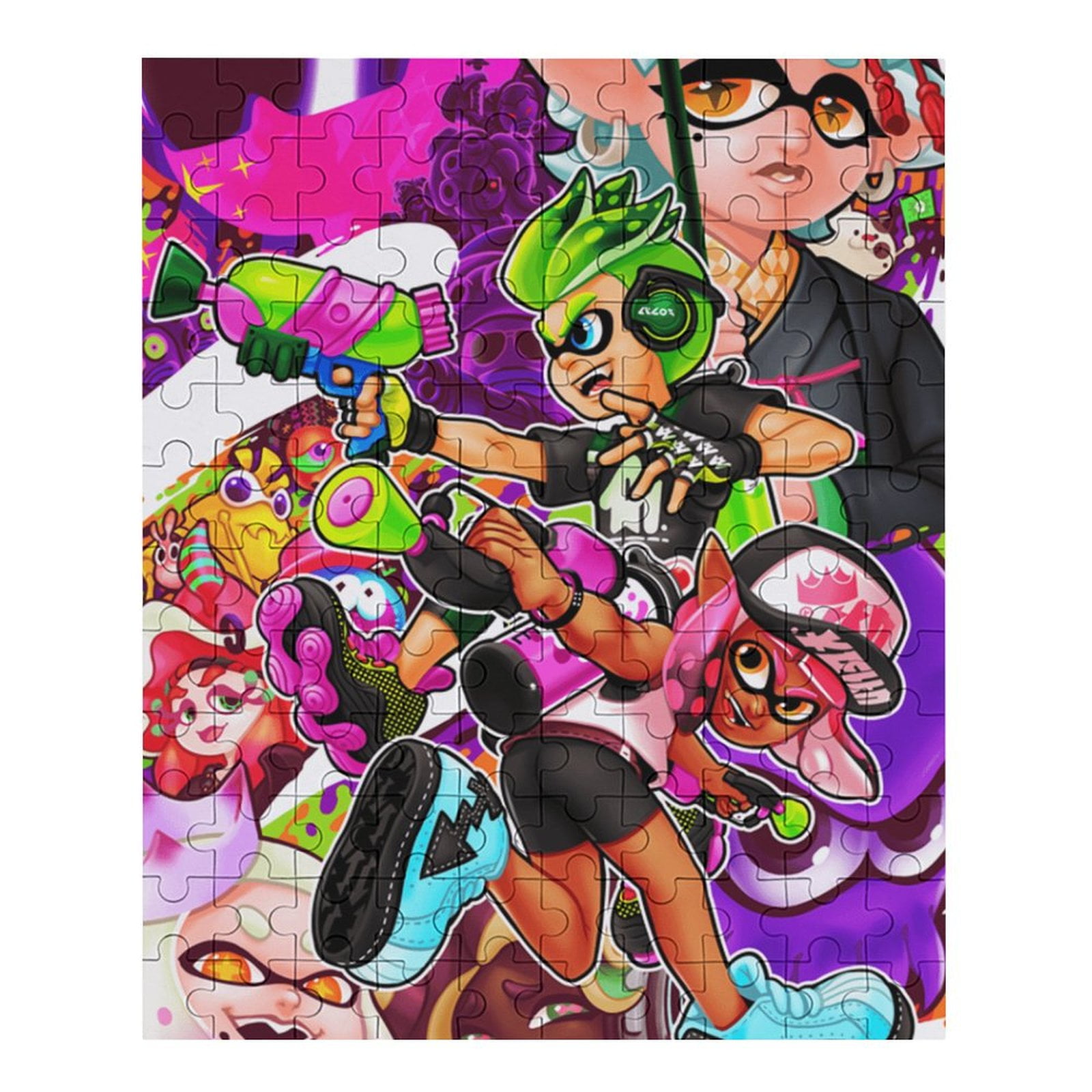 Splatoon Inkling Jigsaw Puzzles Interlocking Puzzles Home Decor ...