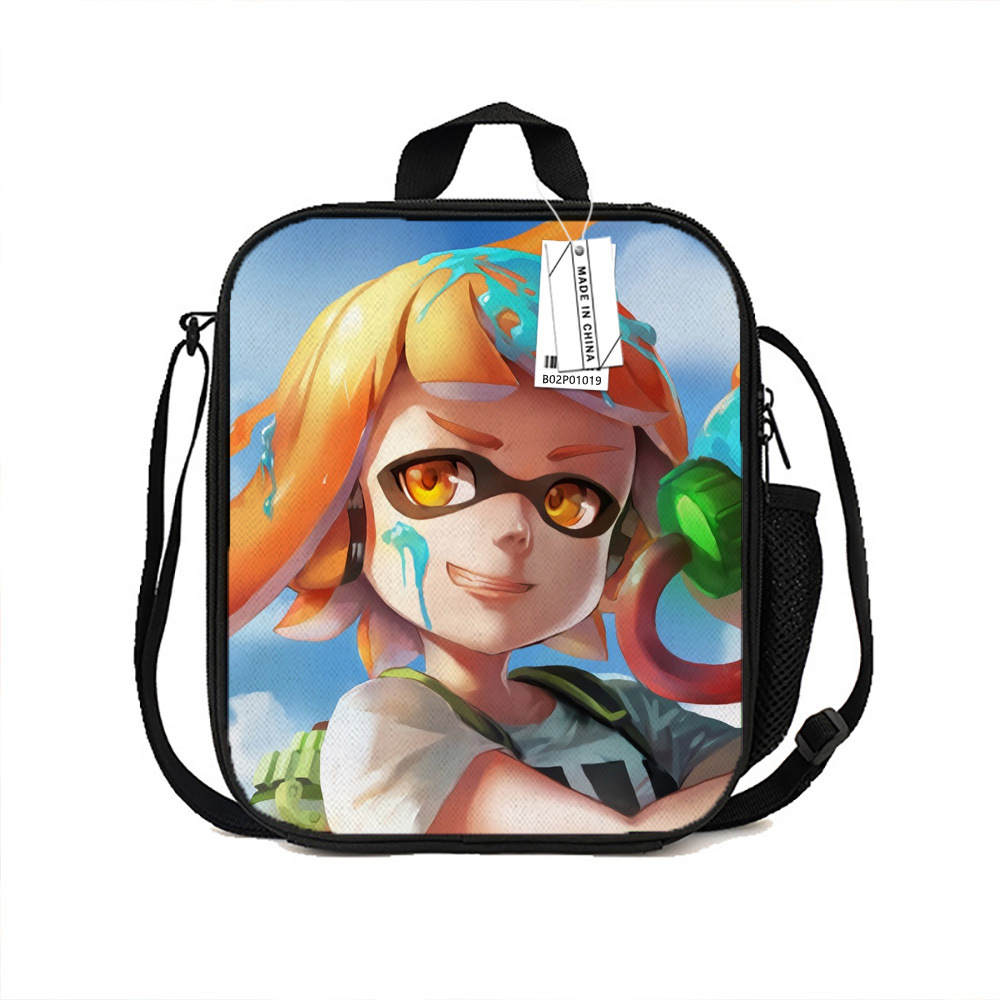 Splatoon Insulated Student Meal Bag Children's Cute Picnic Bag Backpack ...