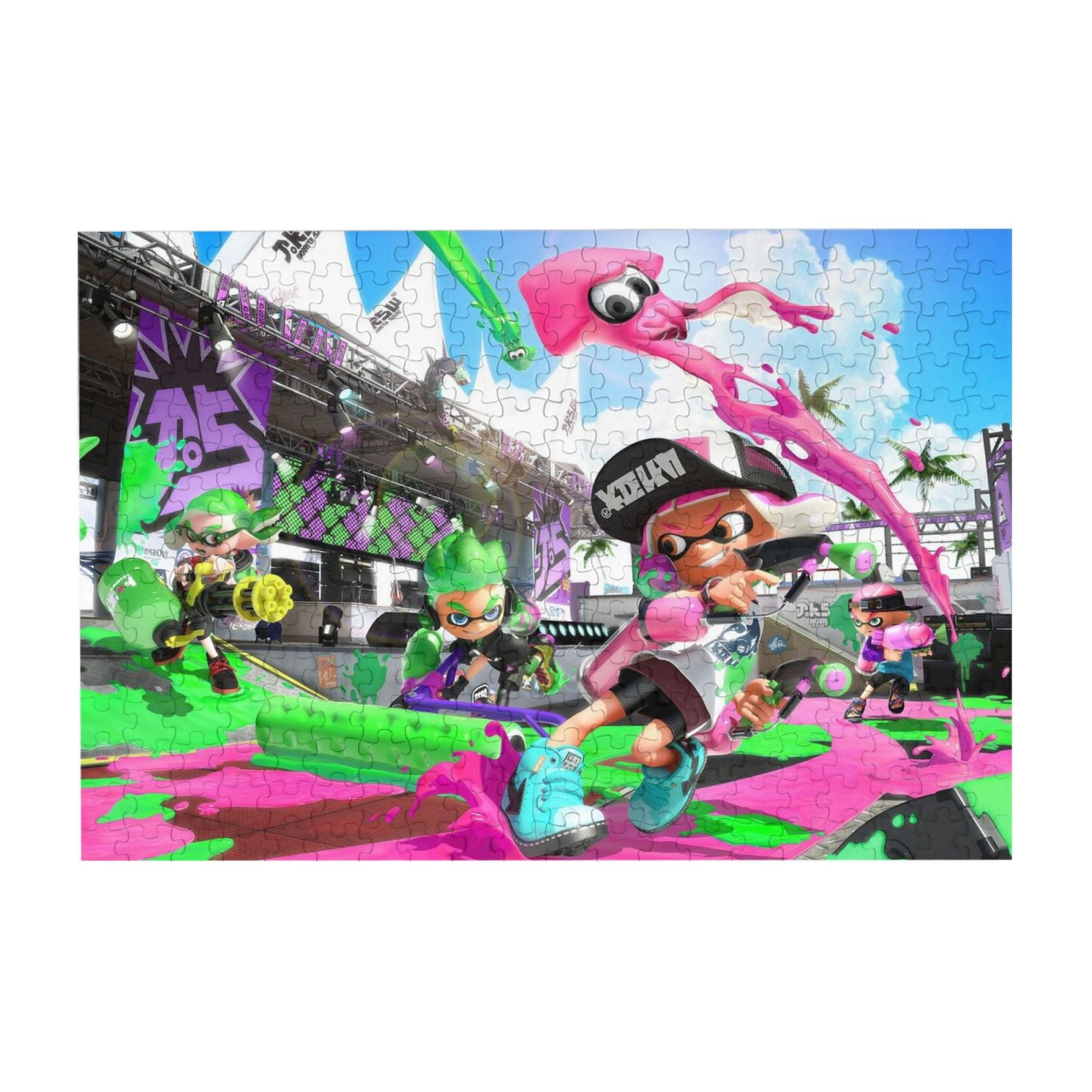 Splatoon Jigsaw Puzzle 300 Piece Art Puzzles for Adults Kids Families ...
