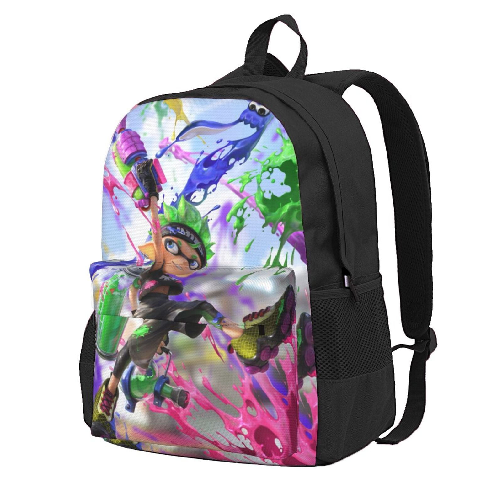 Splatoon Laptop Backpack for Women and Men, Waterproof Lightweight ...