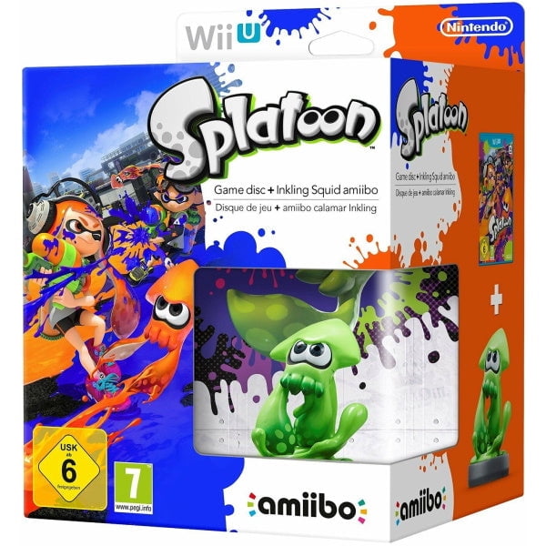 Splatoon - Limited Edition Bundle w/ Inkling Squid amiibo [Nintendo Wii ...
