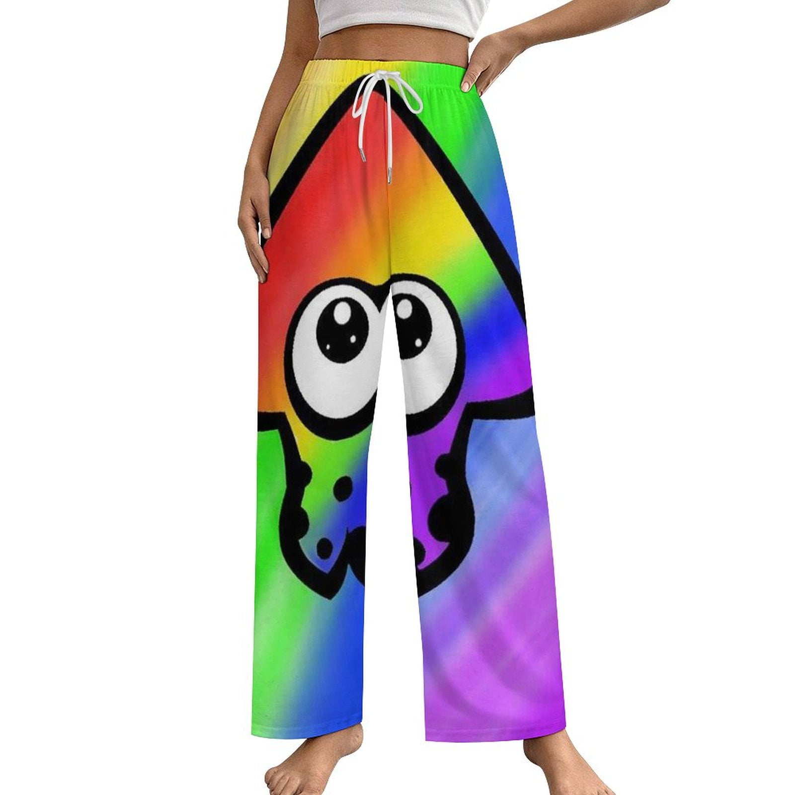 Splatoon Logo Home Pajama Pants For Womens Comfortable Soft Lounge ...