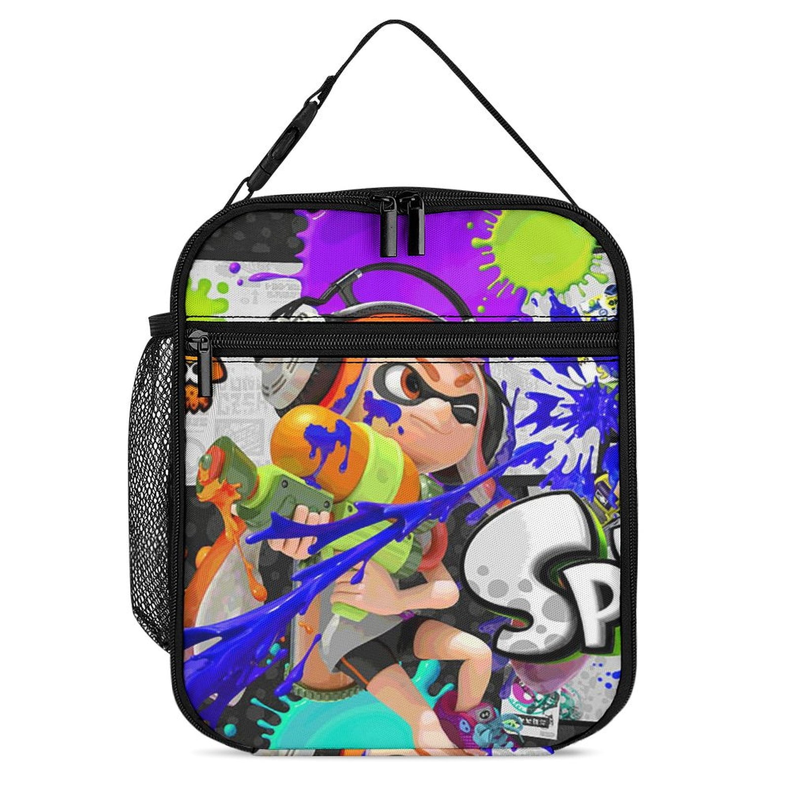 Splatoon Lunch Box Reusable Lunch Bag Insulated Portable Lunch Tote Bag ...