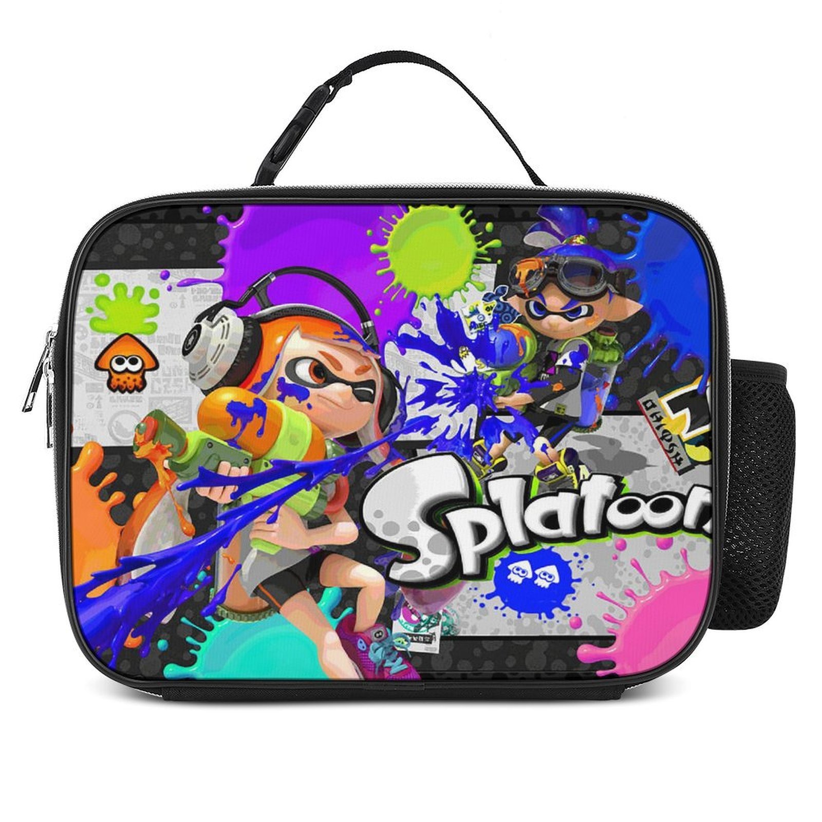 Splatoon Lunch Box Reusable Lunch Bag Insulated Portable Lunch Tote Bag ...