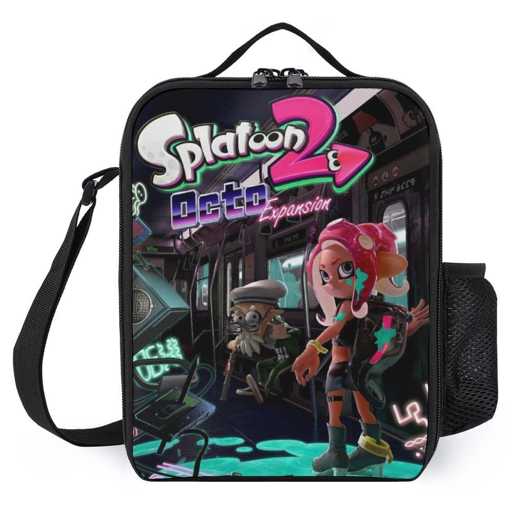Splatoon Lunch Box Reusable Lunch Bag Insulated Portable Lunch Tote Bag ...