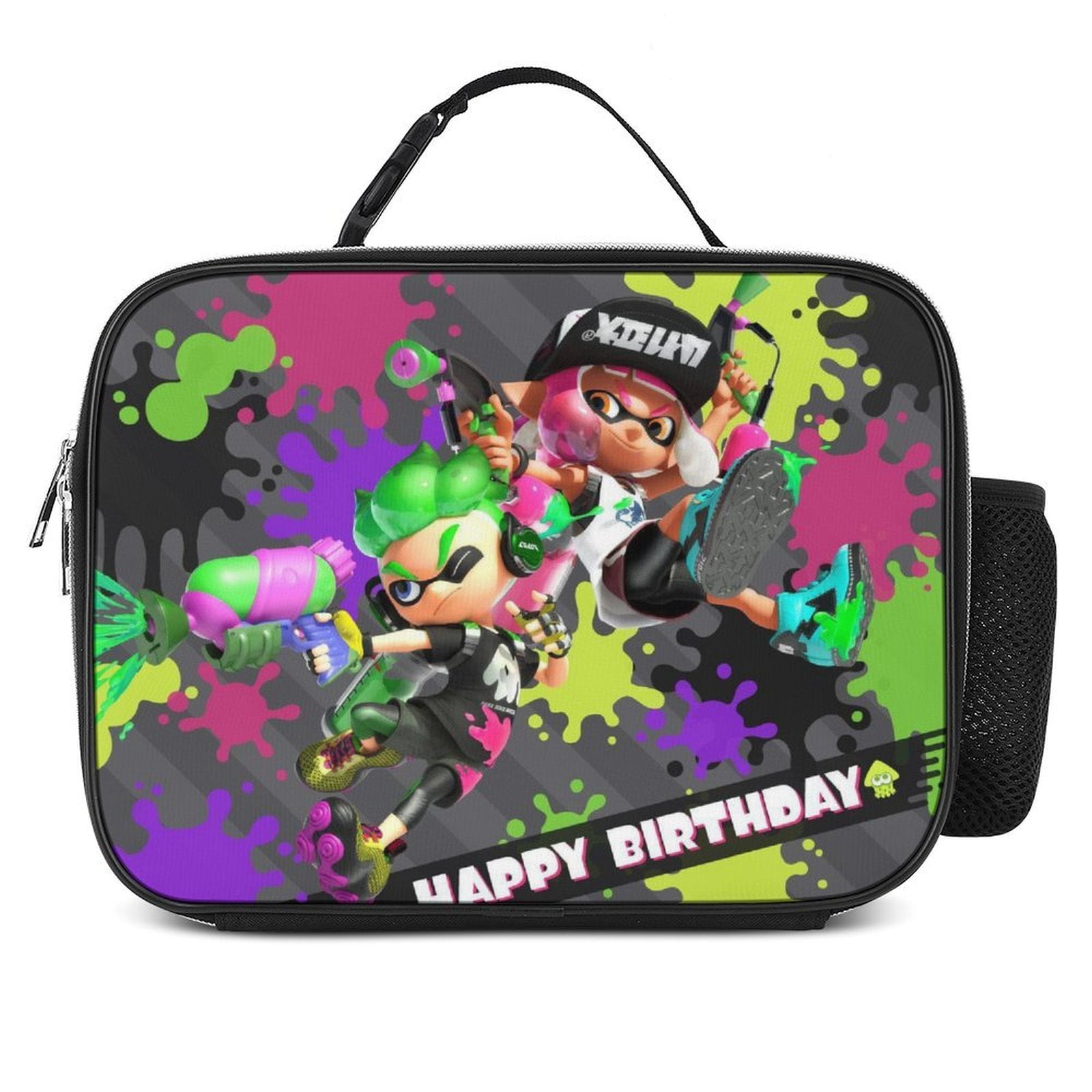 Splatoon Lunch Box Reusable Lunch Bag Insulated Portable Lunch Tote Bag ...
