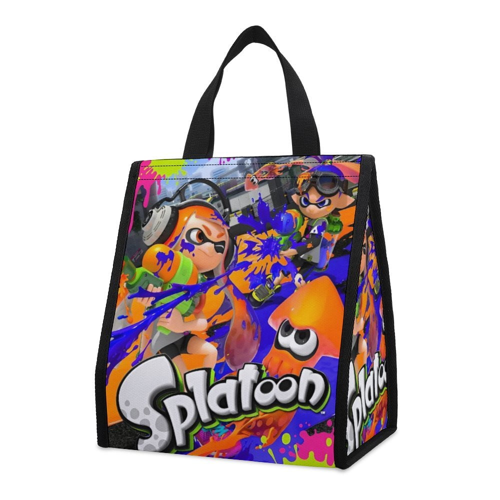 Splatoon Lunch Box Reusable Lunch Bag Insulated Portable Lunch Tote Bag ...
