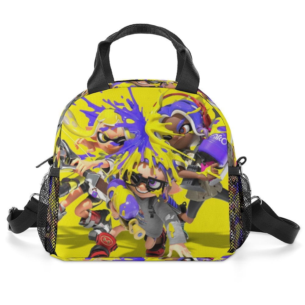 Splatoon Lunch Box Reusable Lunch Bag Insulated Portable Lunch Tote Bag ...