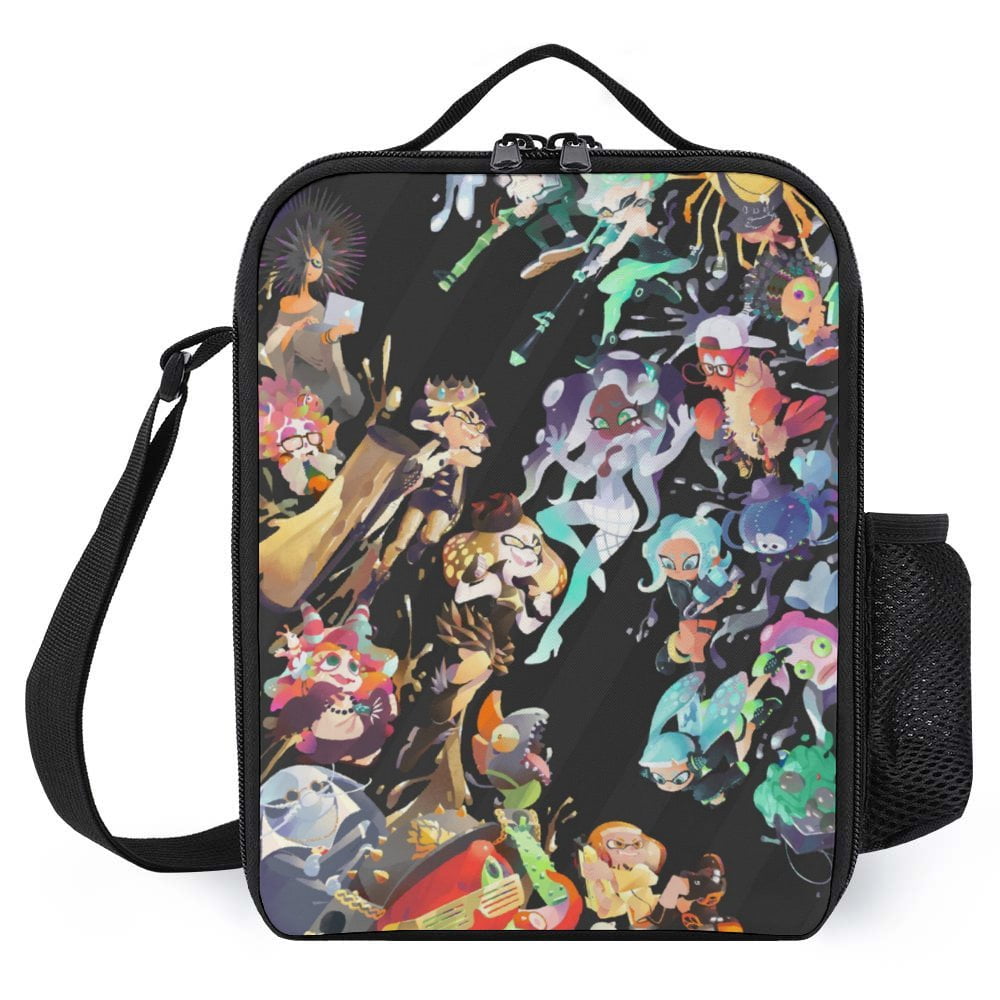 Splatoon Lunch Box Reusable Lunch Bag Insulated Portable Lunch Tote Bag ...
