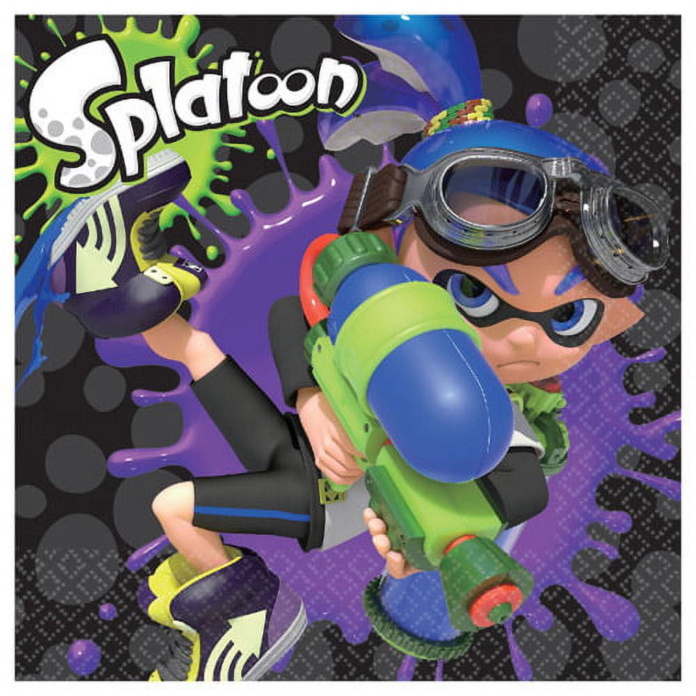Splatoon Lunch Napkins (16ct) - Walmart.com