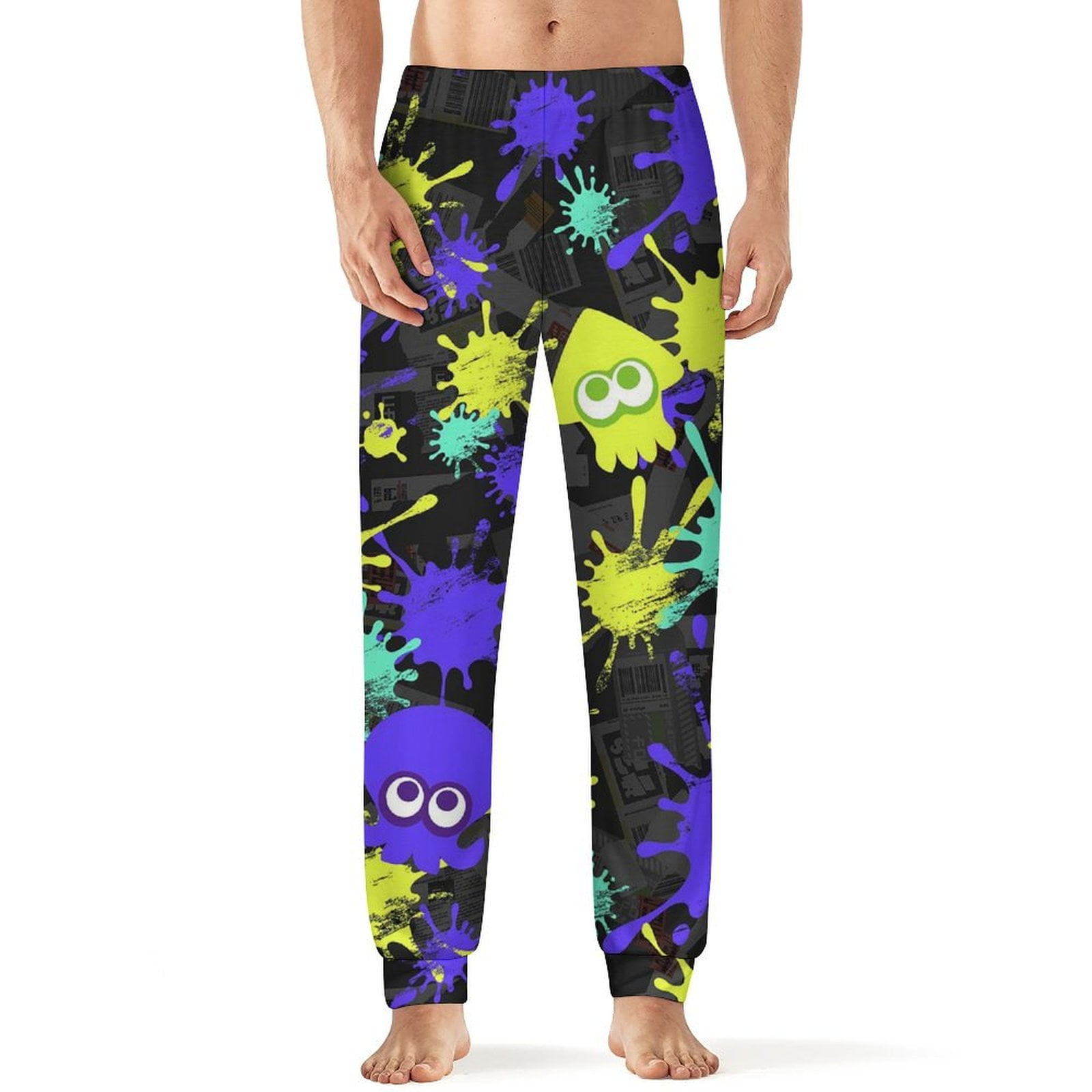 Splatoon Men's Lightweight Pajama Pants Soft Lounge Sleep Joggers ...