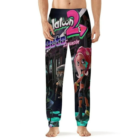 Splatoon Men's Lightweight Pajama Pants Soft Lounge Sleep Joggers ...