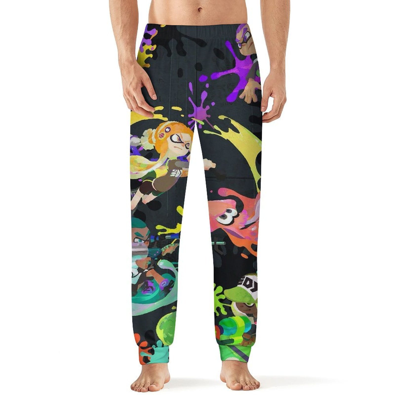 Splatoon Men's Lightweight Pajama Pants Soft Lounge Sleep Joggers ...