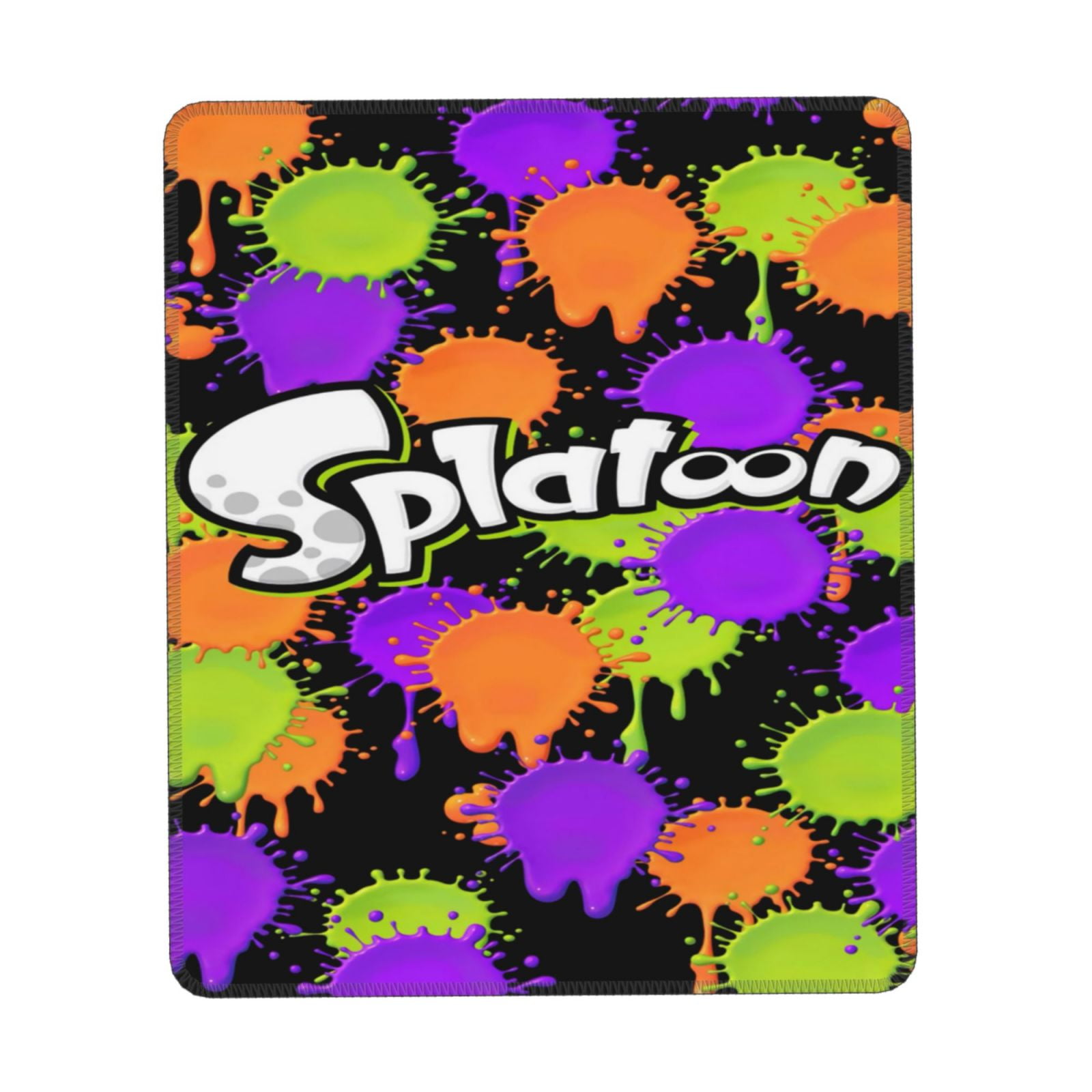 Splatoon Mouse Pad Personalized Gaming Mouse Mat With Stitched Edge Non ...