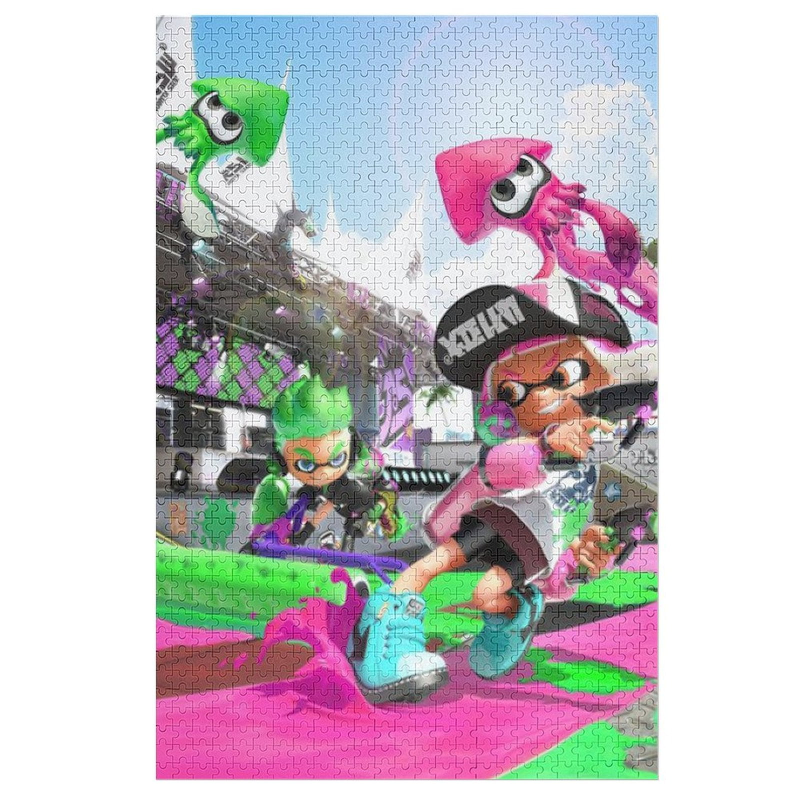 Splatoon Picture Puzzle 1000 PCS Wooden Puzzle Artwork Jigsaw Puzzles ...