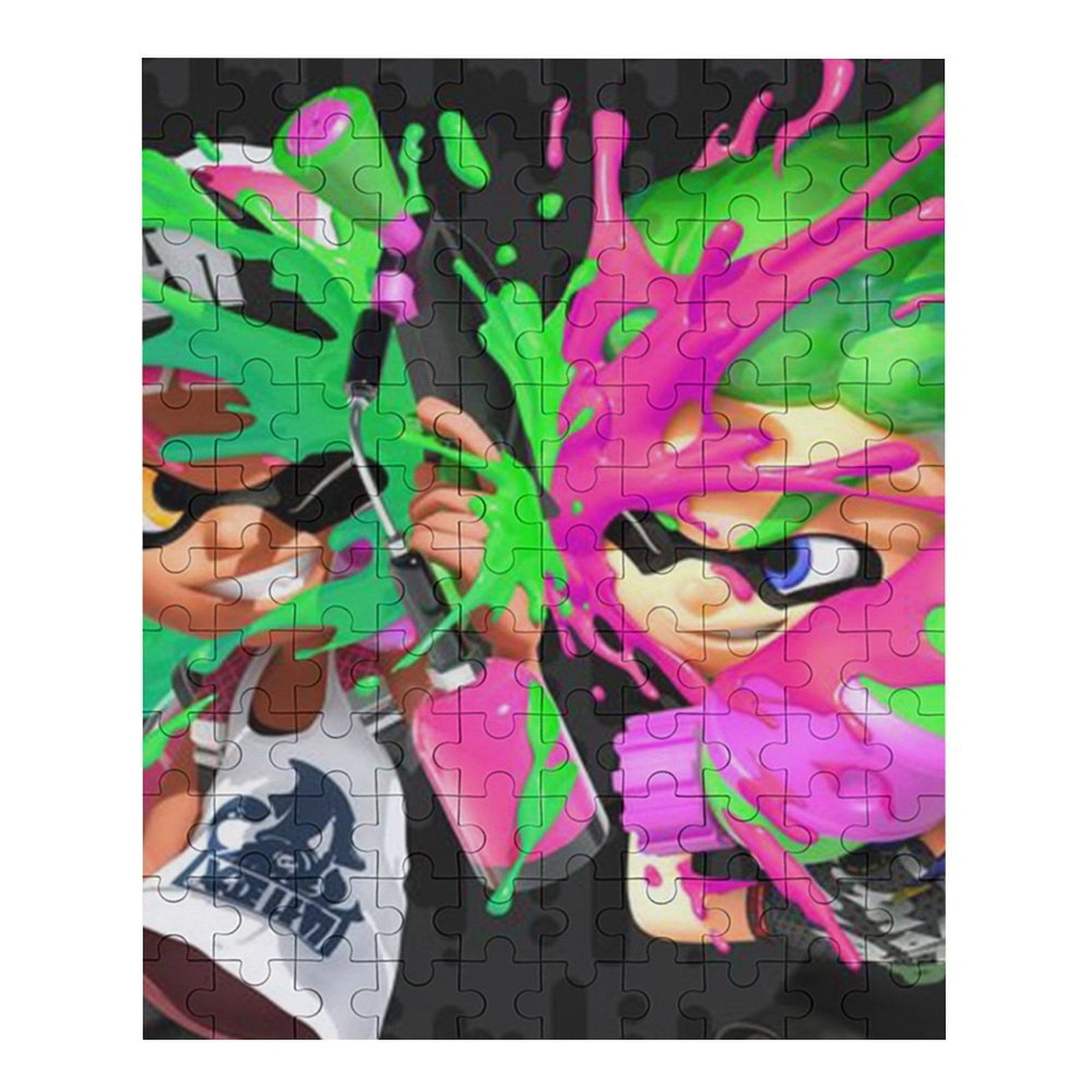 Splatoon Picture Puzzle 120 PCS Wooden Puzzle Artwork Jigsaw Puzzles ...