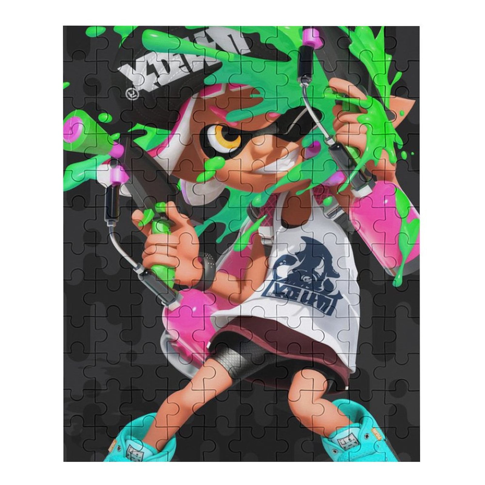 Splatoon Picture Puzzle 120 PCS Wooden Puzzle Artwork Jigsaw Puzzles ...