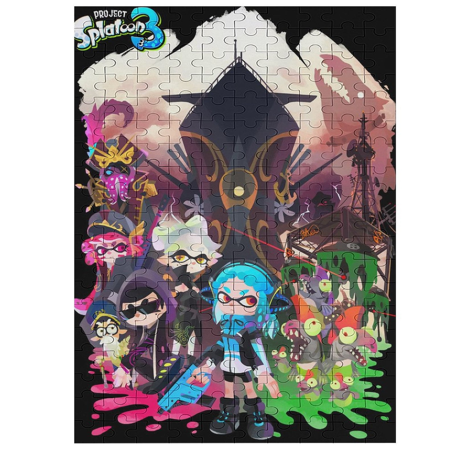 Splatoon Picture Puzzle 200 PCS Wooden Puzzle Artwork Jigsaw Puzzles ...