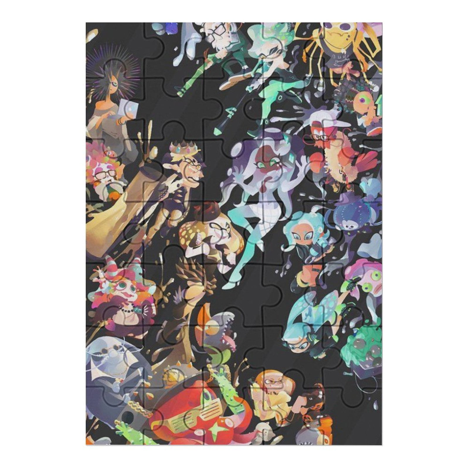 Splatoon Picture Puzzle 35 PCS Wooden Puzzle Artwork Jigsaw Puzzles for ...