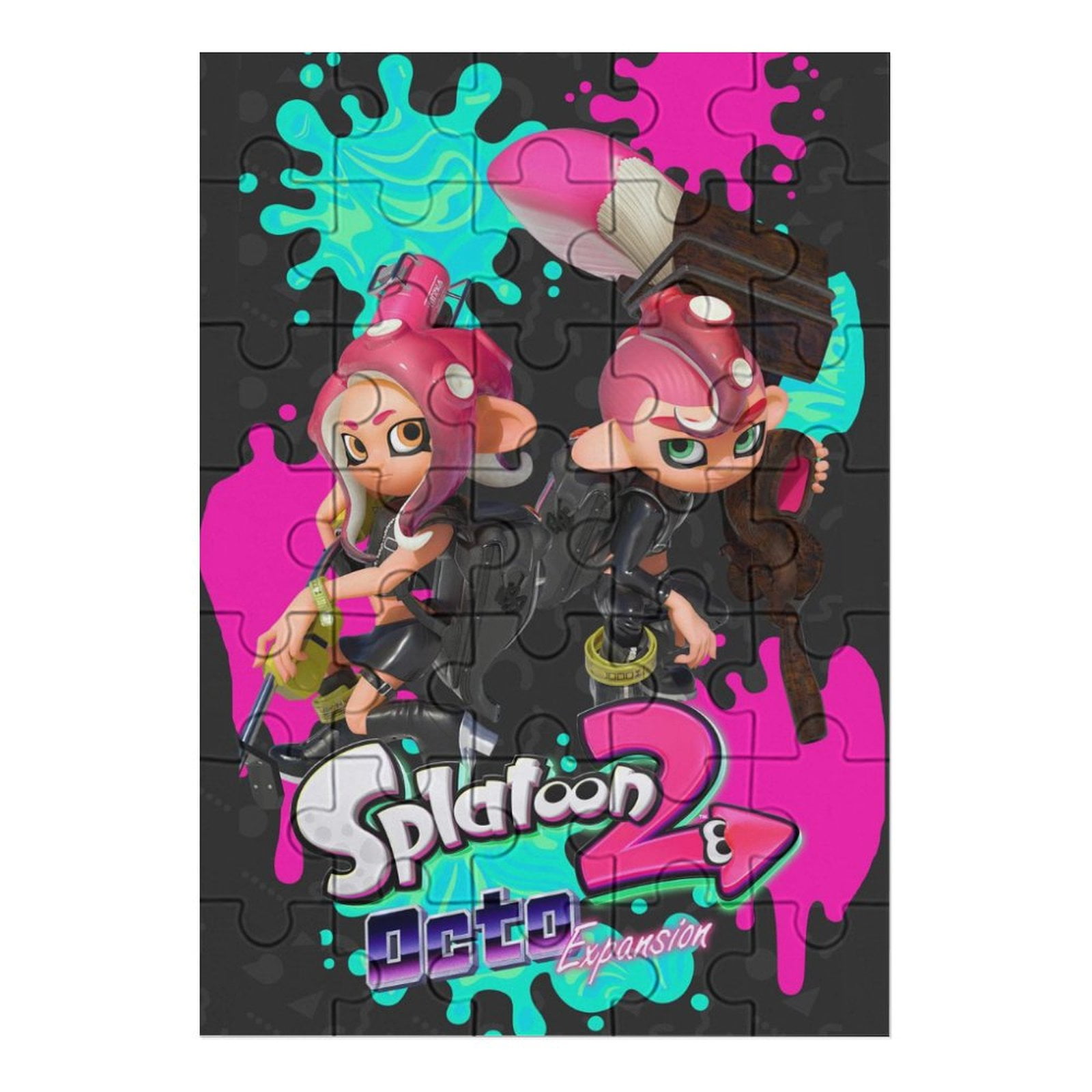 Splatoon Picture Puzzle 35 PCS Wooden Puzzle Artwork Jigsaw Puzzles for ...