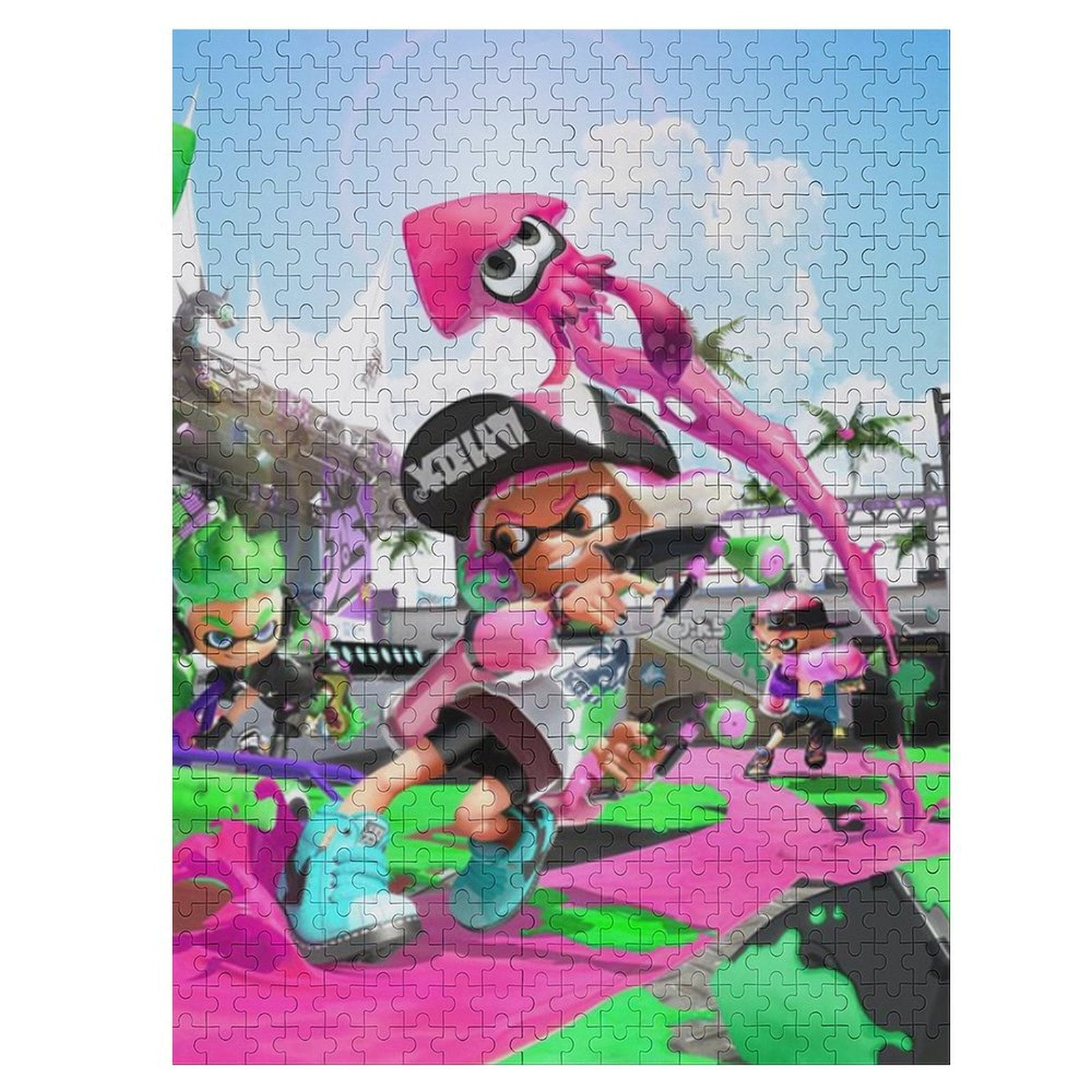 Splatoon Picture Puzzle 500 PCS Wooden Puzzle Artwork Jigsaw Puzzles ...