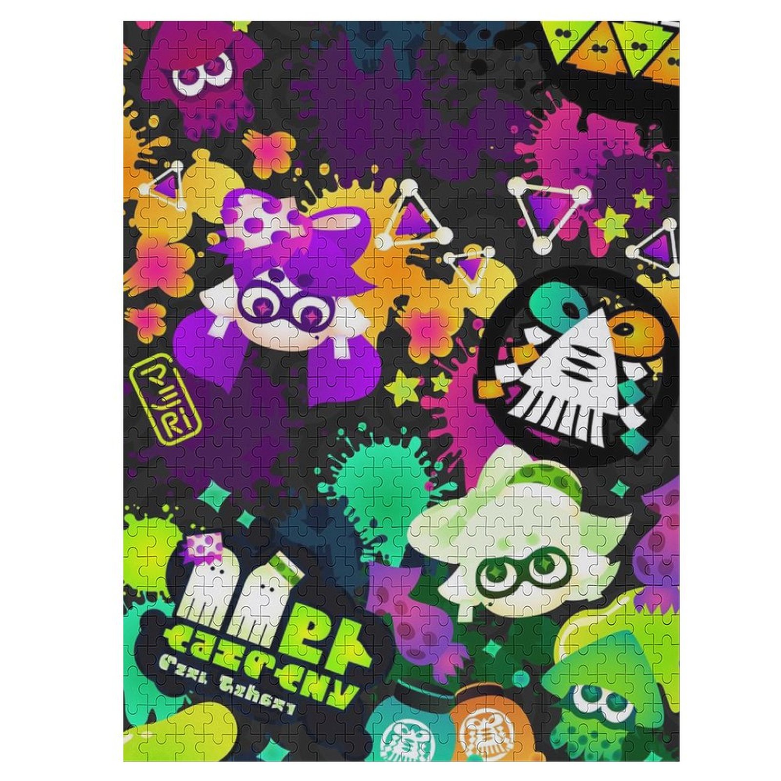 Splatoon Picture Puzzle 500 PCS Wooden Puzzle Artwork Jigsaw Puzzles ...