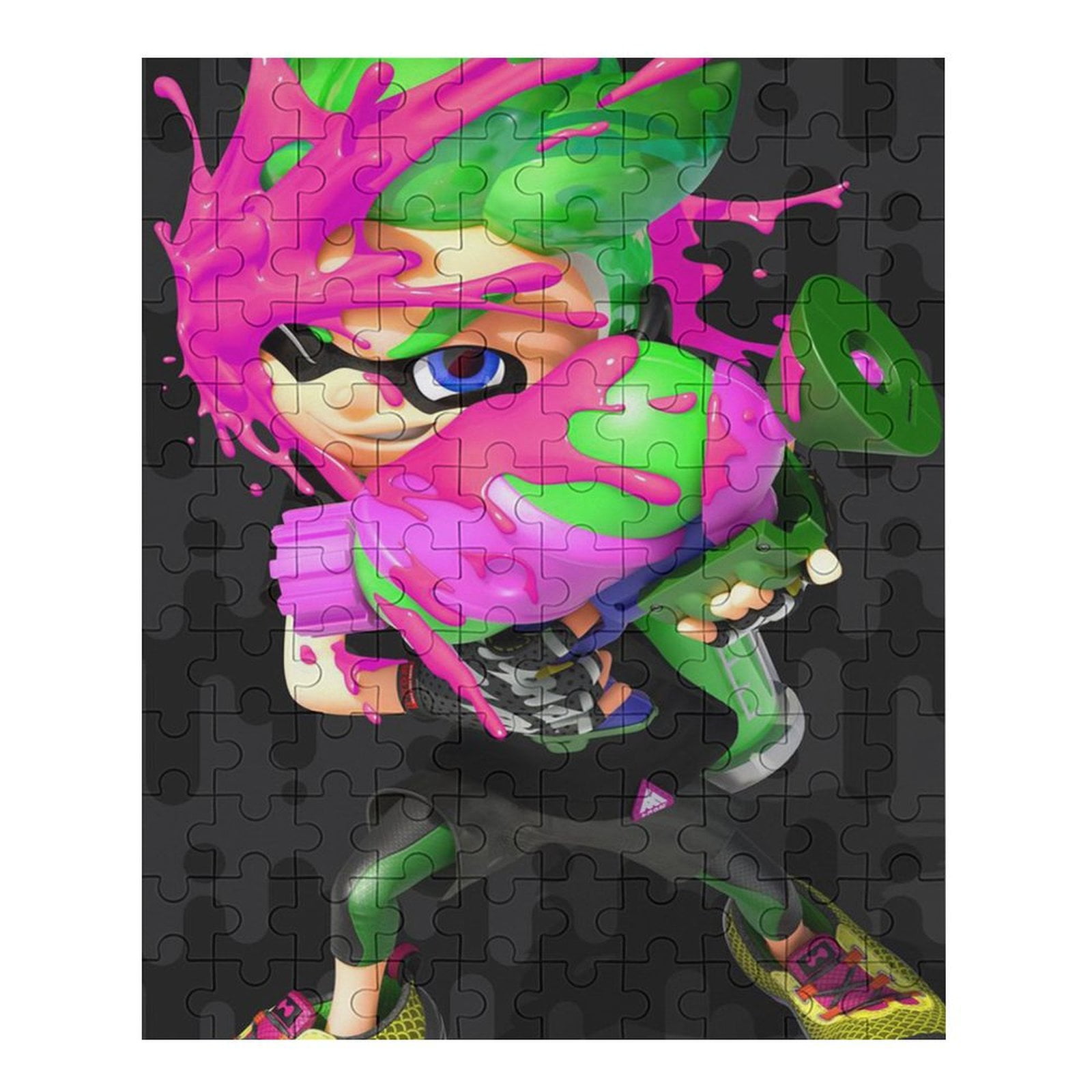Splatoon Picture Puzzle 70 PCS Wooden Puzzle Artwork Jigsaw Puzzles for ...