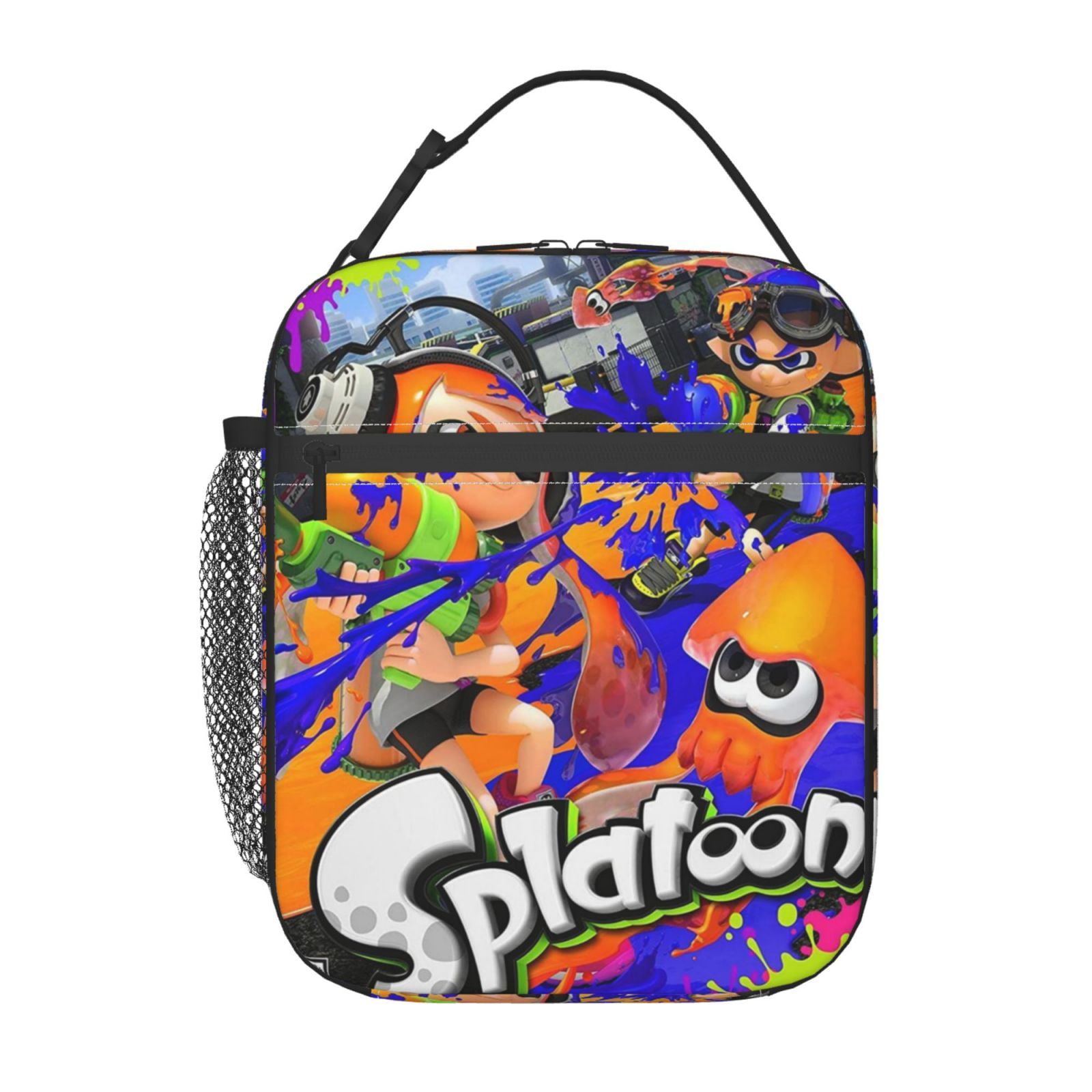 Splatoon Poster Game Insulated Lunch Bag Portable Tote Bento Bag ...