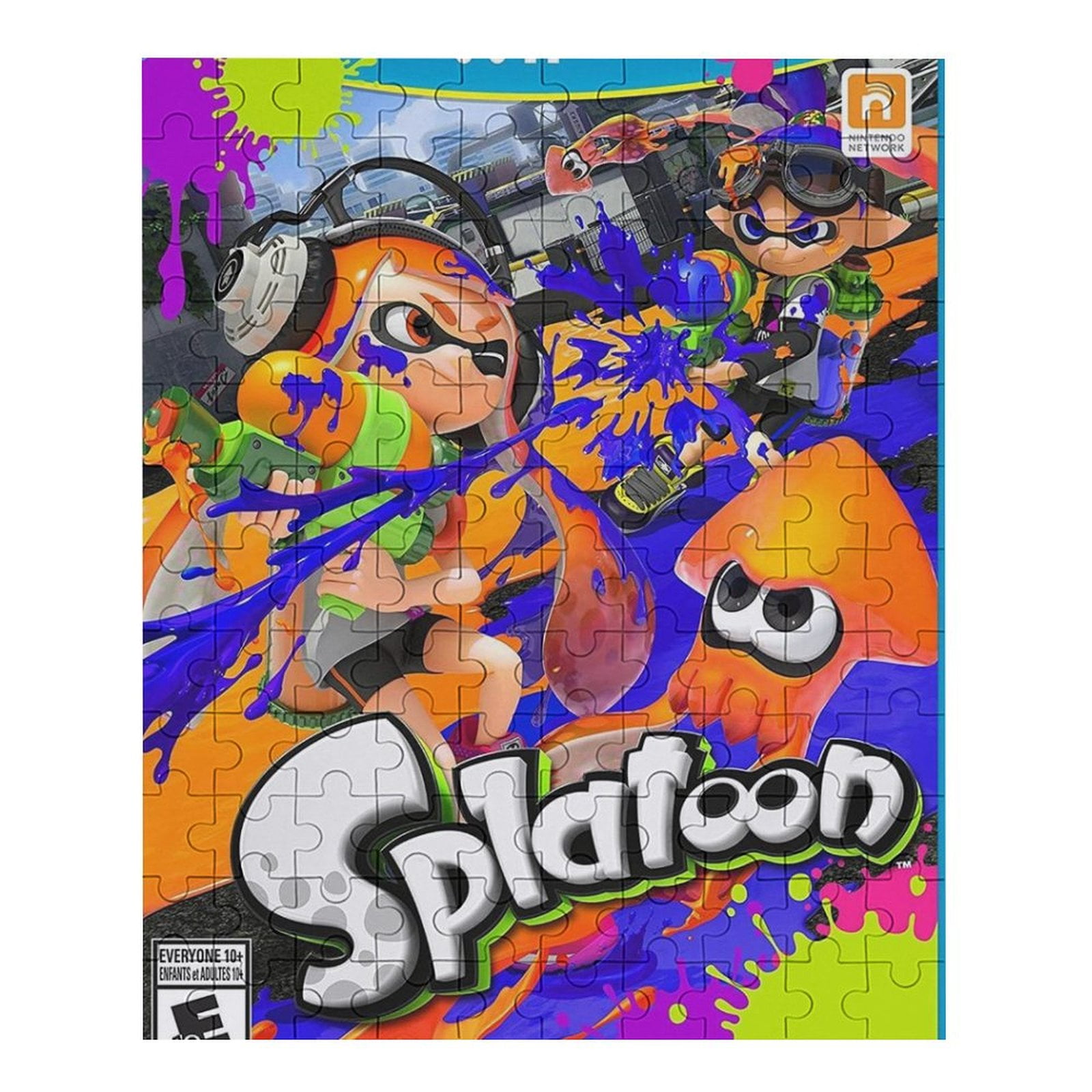 Splatoon Poster Game Jigsaw Puzzles Interlocking Puzzles Home Decor ...