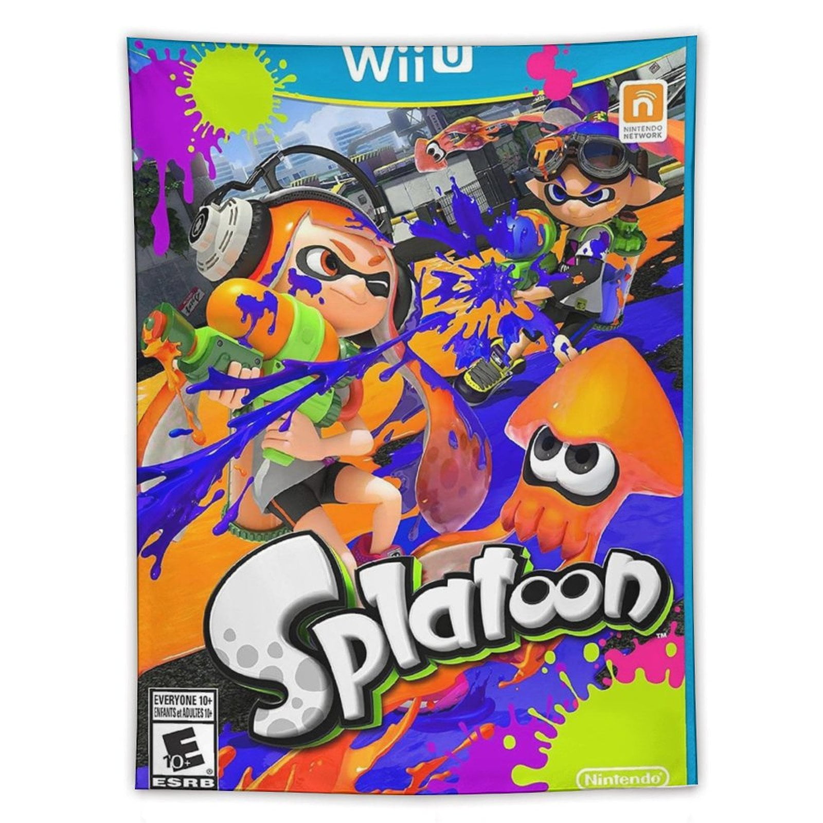 Splatoon Poster Game Tapestry Luxury Wall Hanging Tapestries Decor ...