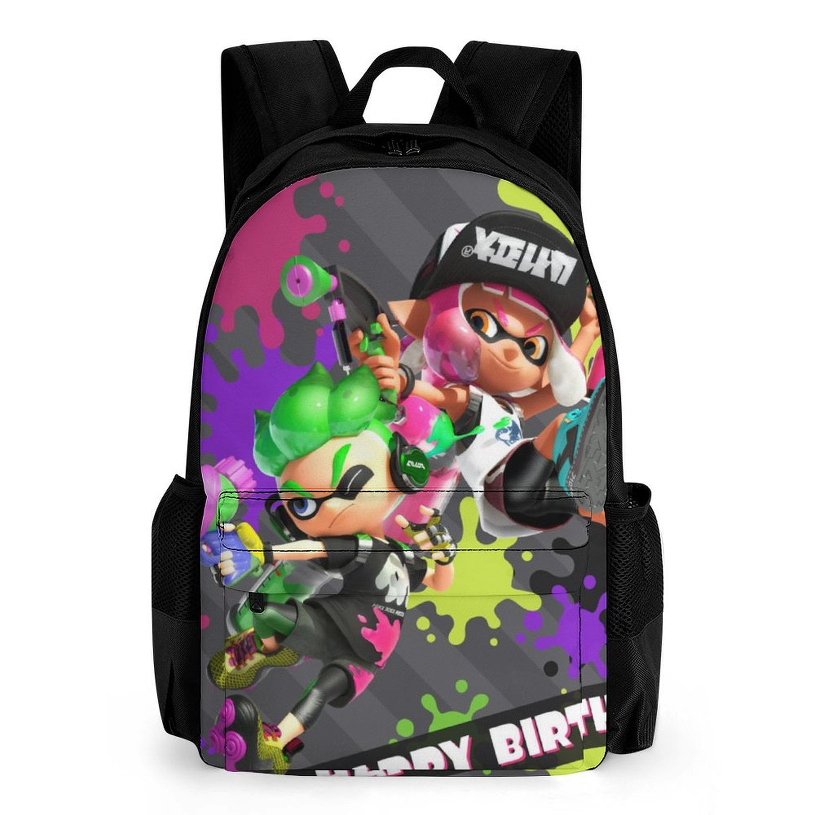 Splatoon School Bag Laptop Backpack Large Capacity Daypack Multipurpose ...