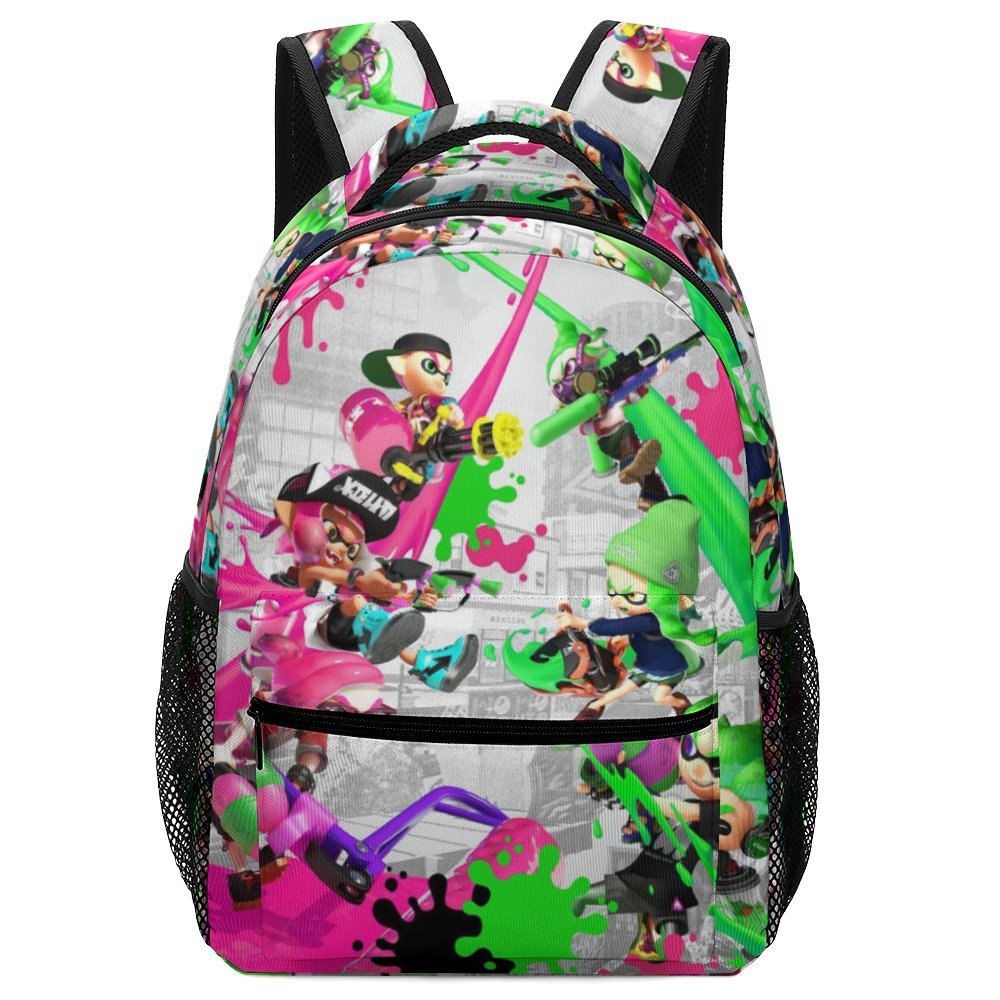 Splatoon Small Backpack Cute Shoulder Bag Knapsack Casual Daypack ...