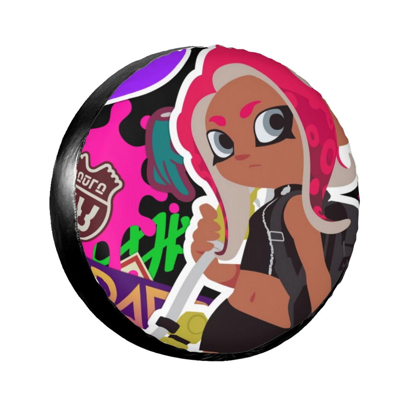 Splatoon Spare Tire Cover, Weatherproof Dust-Proof Universal Wheel ...