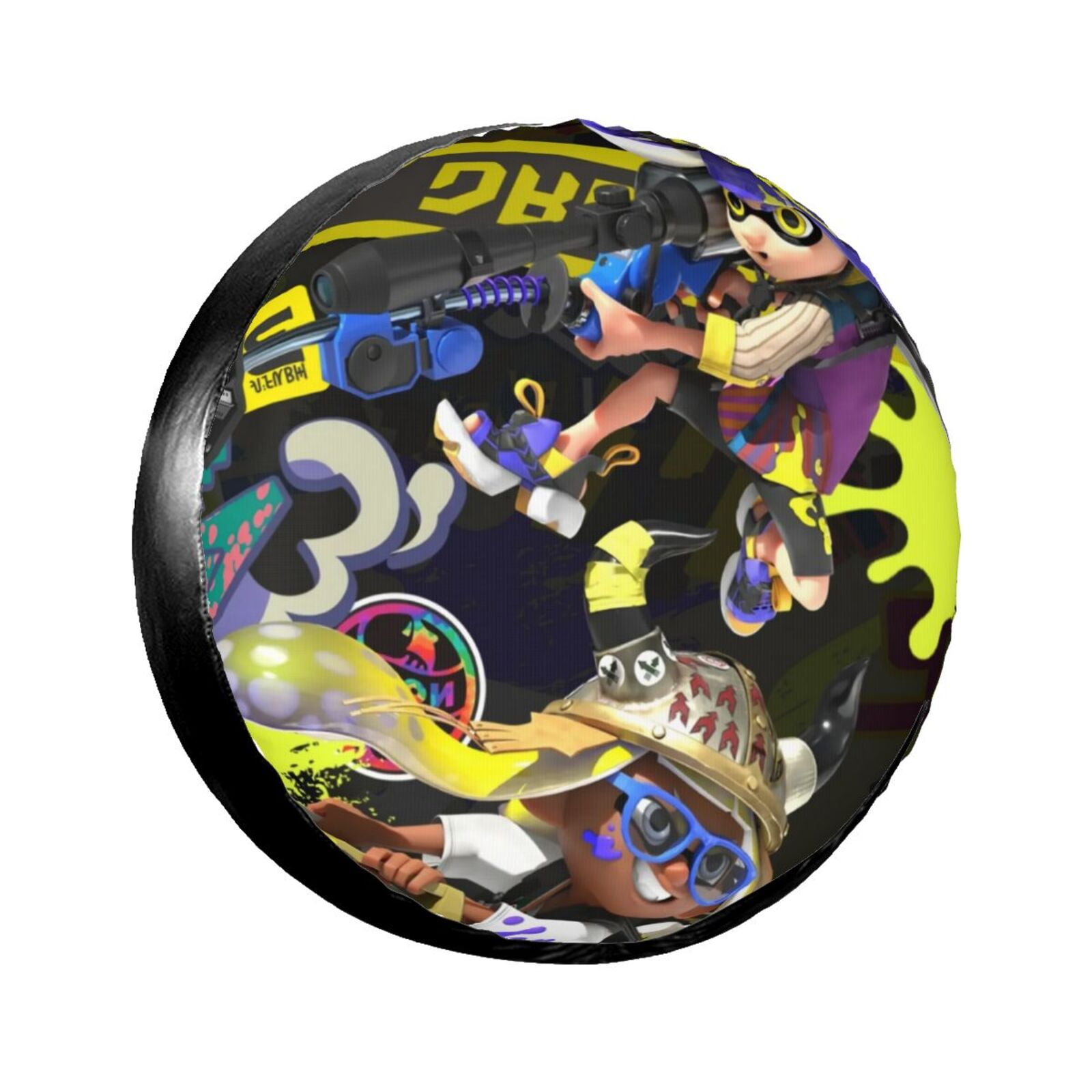 Splatoon Spare Tire Cover, Weatherproof Dust-Proof Universal Wheel ...