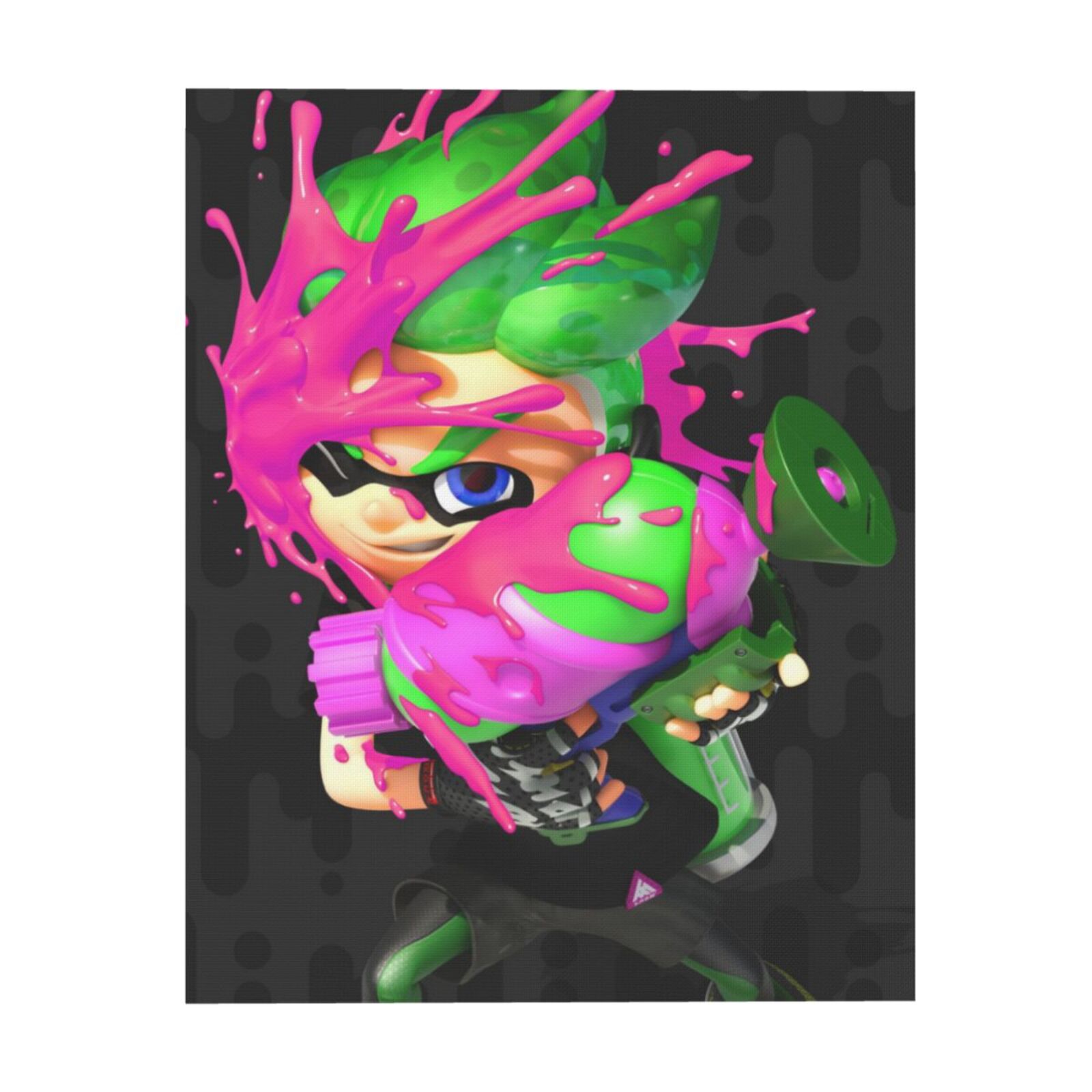 Splatoon Squid Canvas Decorative Poster Gift Art Picture Painting ...