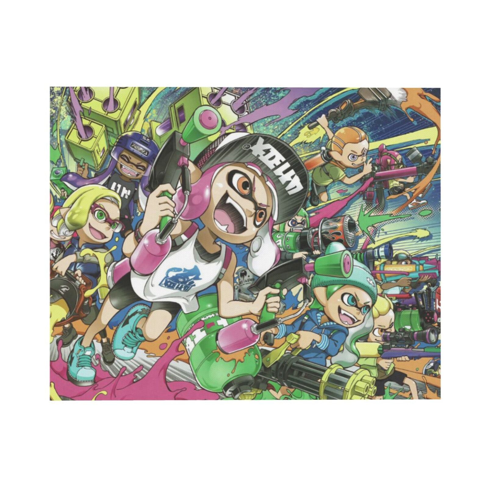 Splatoon Squid Ink Canvas Decorative Poster Gift Art Picture Painting ...