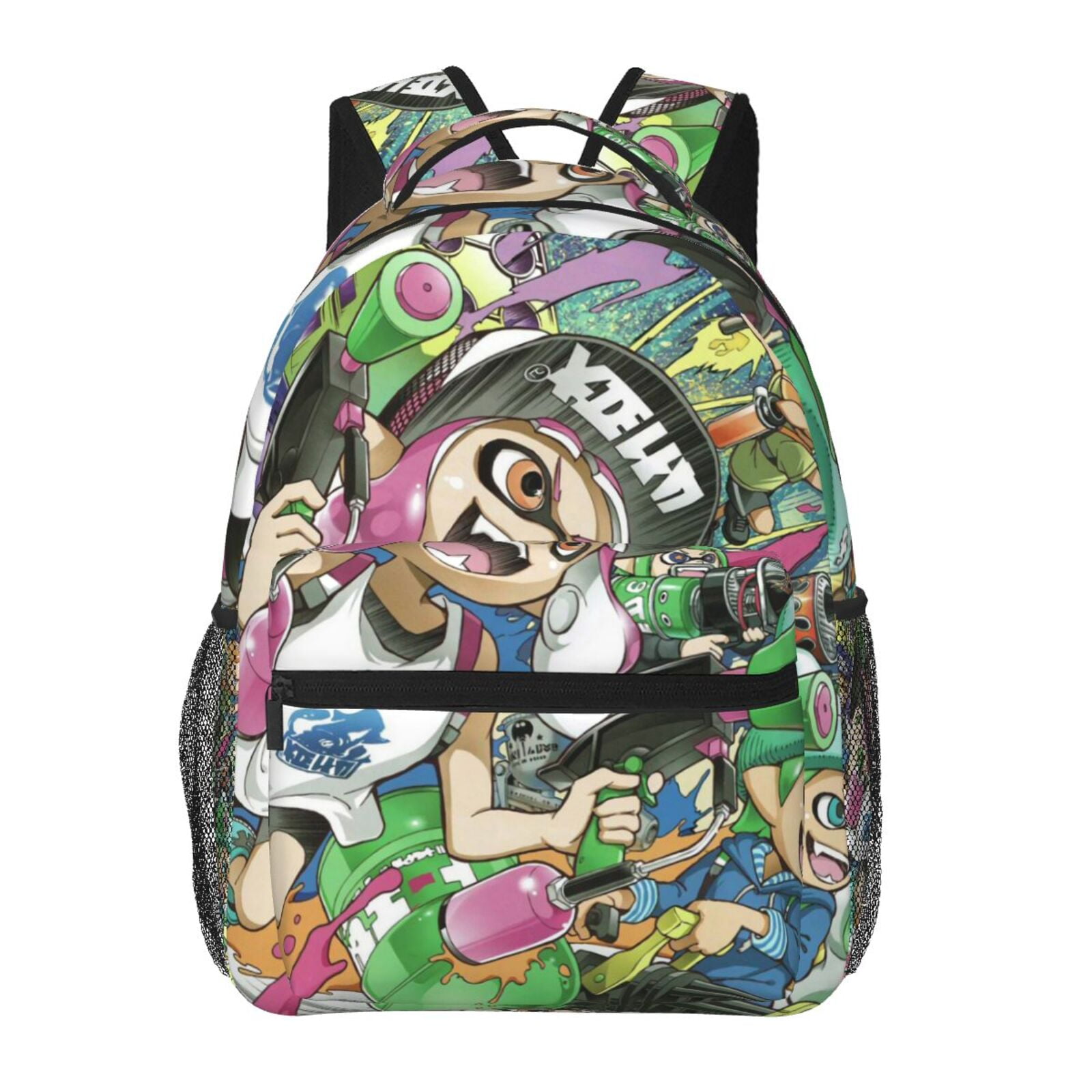 Splatoon Squid Ink Casual Backpack Laptop Daypack School Bag Bookbag ...