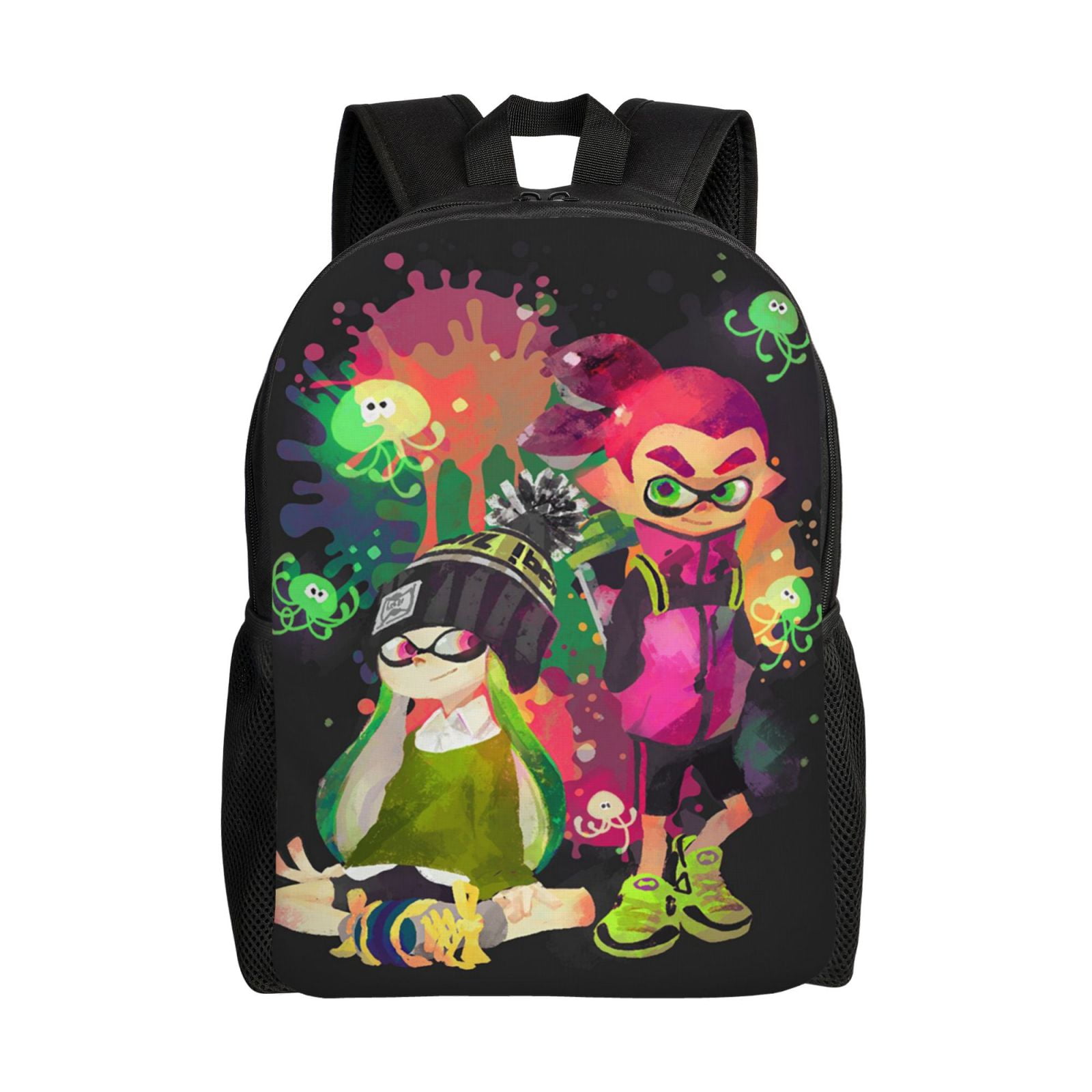 Splatoon Squid Unisex Backpack Laptop Daypack Adjustable Shoulders ...