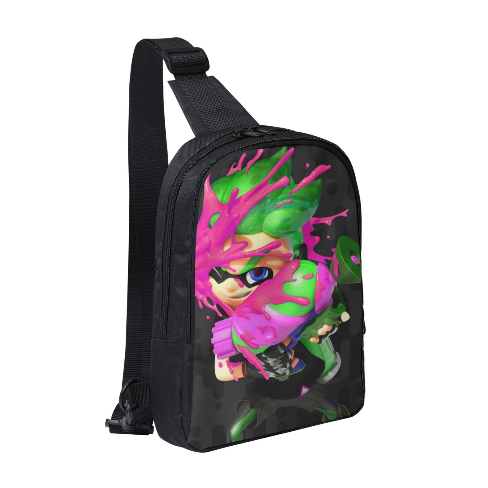 Splatoon Squid Unisex Chest Bags Sling Bag Crossbody Backpack 2 ...