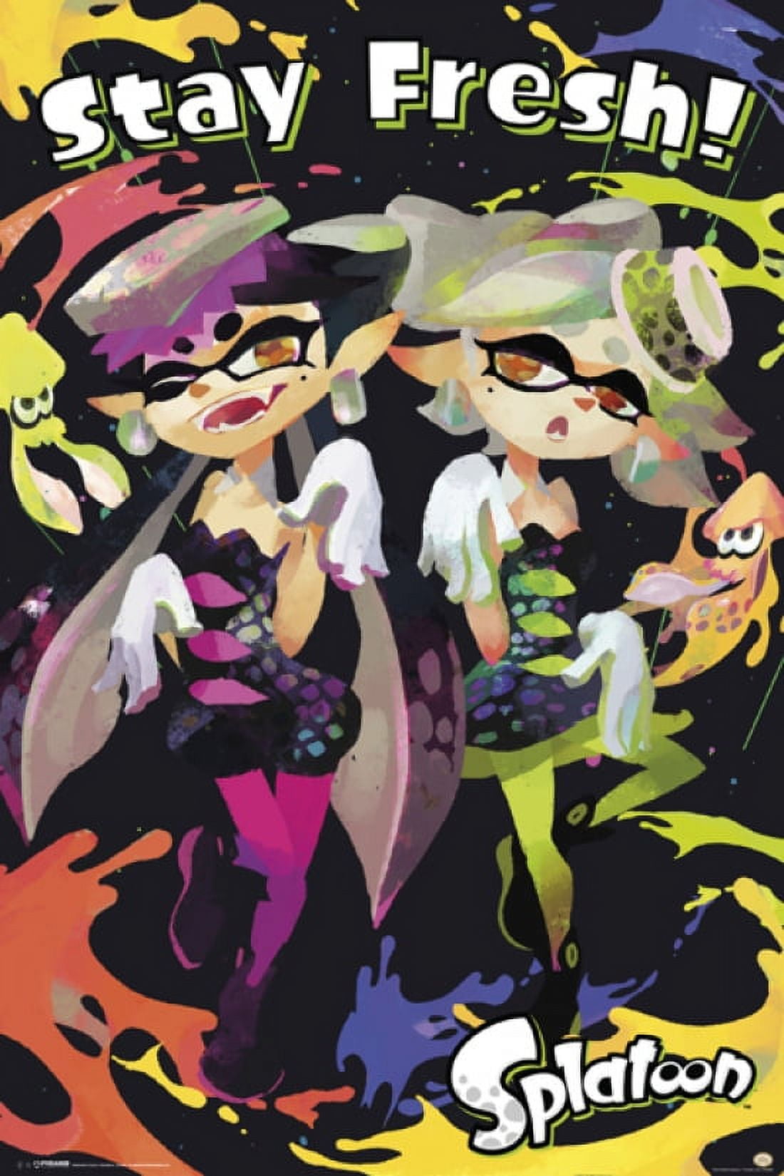 Splatoon - Stay Fresh Laminated Poster (24 x 36) - Walmart.com