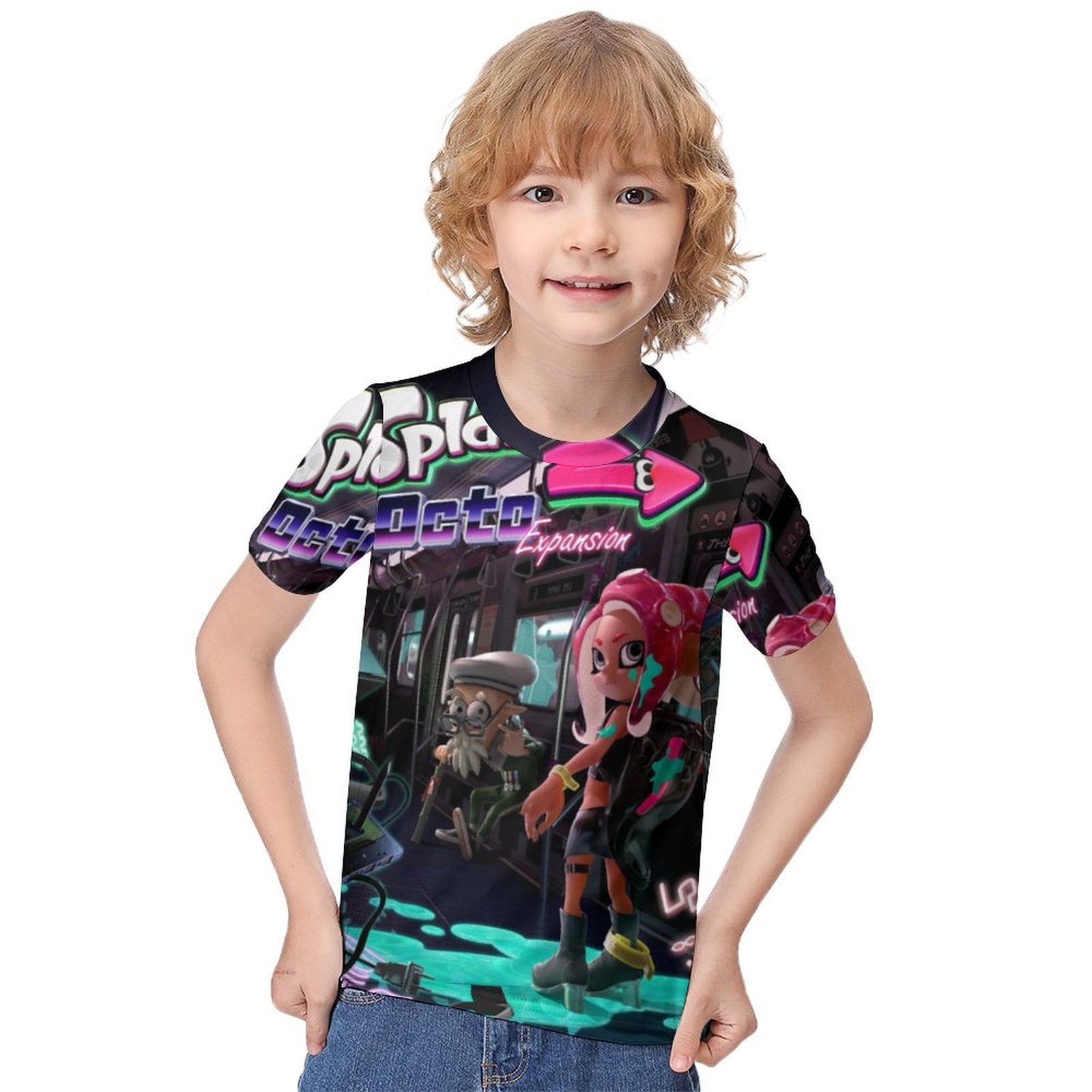 Splatoon T-shirts for Teen Boys Girls Tee Shirts Soft Summer Tops ...