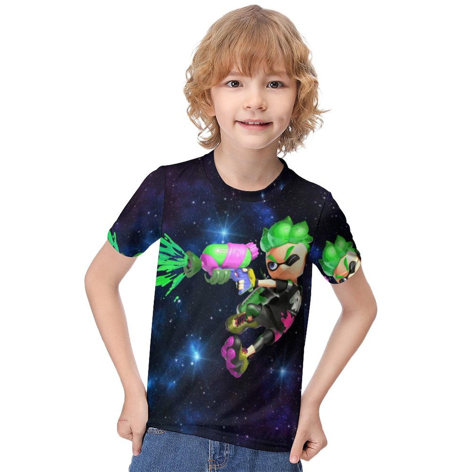 Splatoon T-shirts for Teen Boys Girls Tee Shirts Soft Summer Tops ...