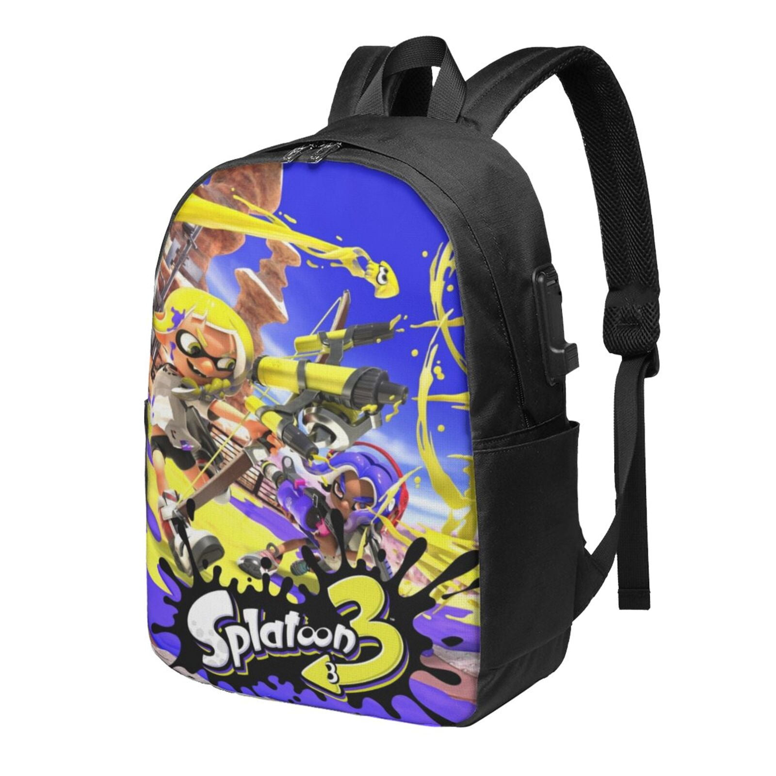 Splatoon Travel Laptop Backpack Lightweight Bookbags Casual Daypack ...