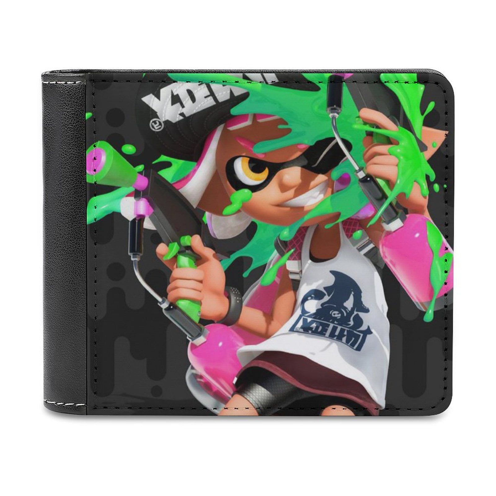 Splatoon Wallets Large Capacity PU Leather Wallet Purse Card Holder ...