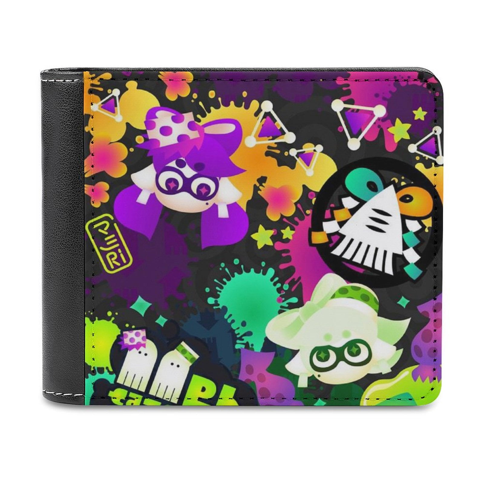 Splatoon Wallets Large Capacity PU Leather Wallet Purse Card Holder ...